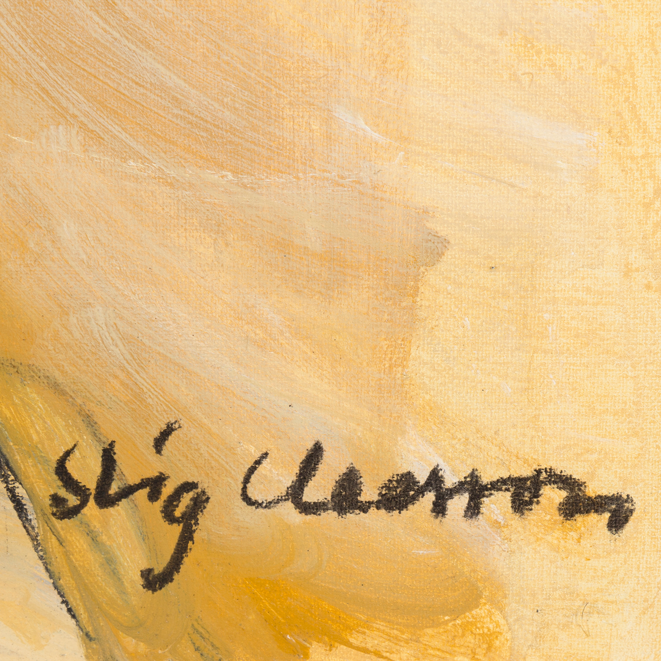 STIG CLAESSON, oil on canvas, signed. - Bukowskis