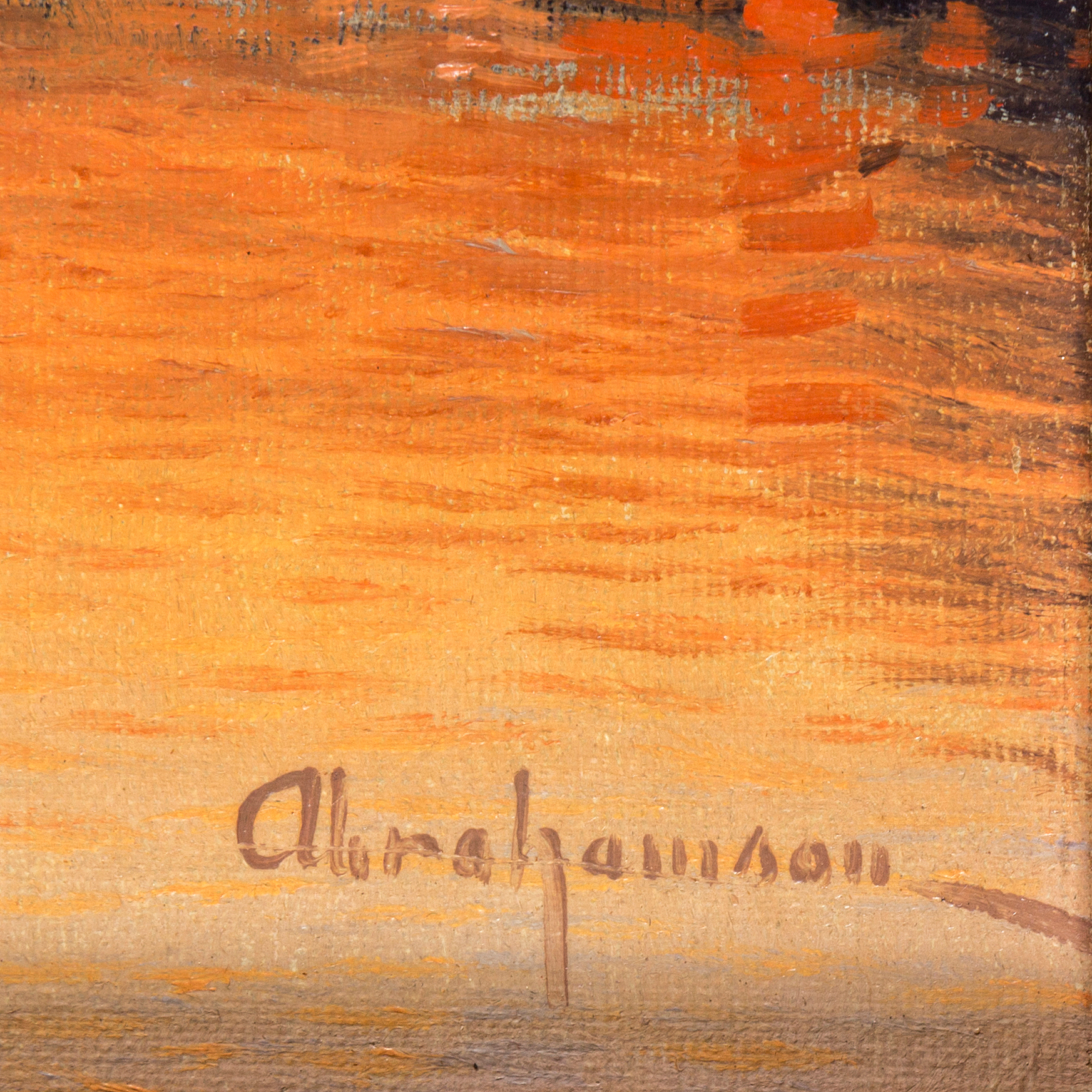 ERIK ABRAHAMSSON, oil on canvas, signed. - Bukowskis
