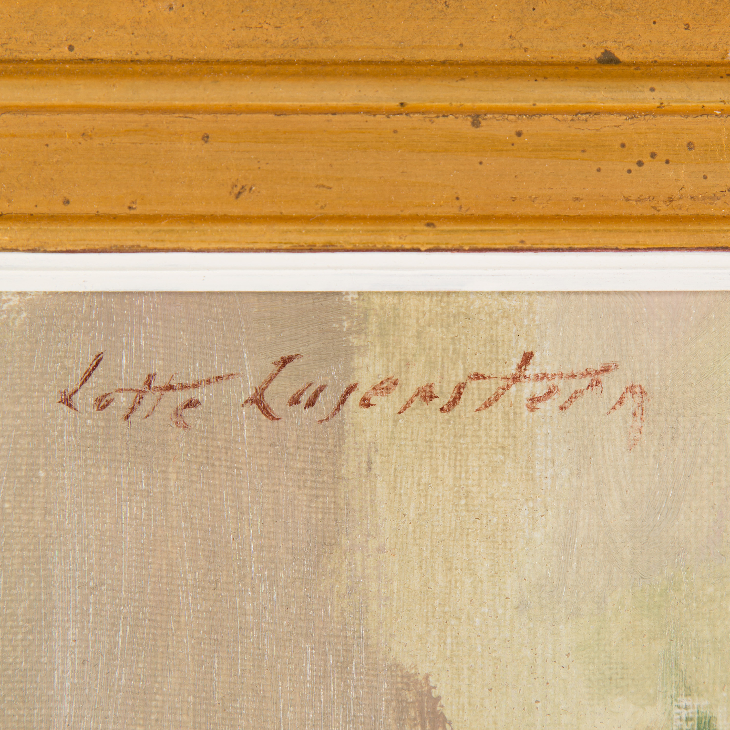 LOTTE LASERSTEIN, oil on canvas, signed Lotte Laserstein. - Bukowskis
