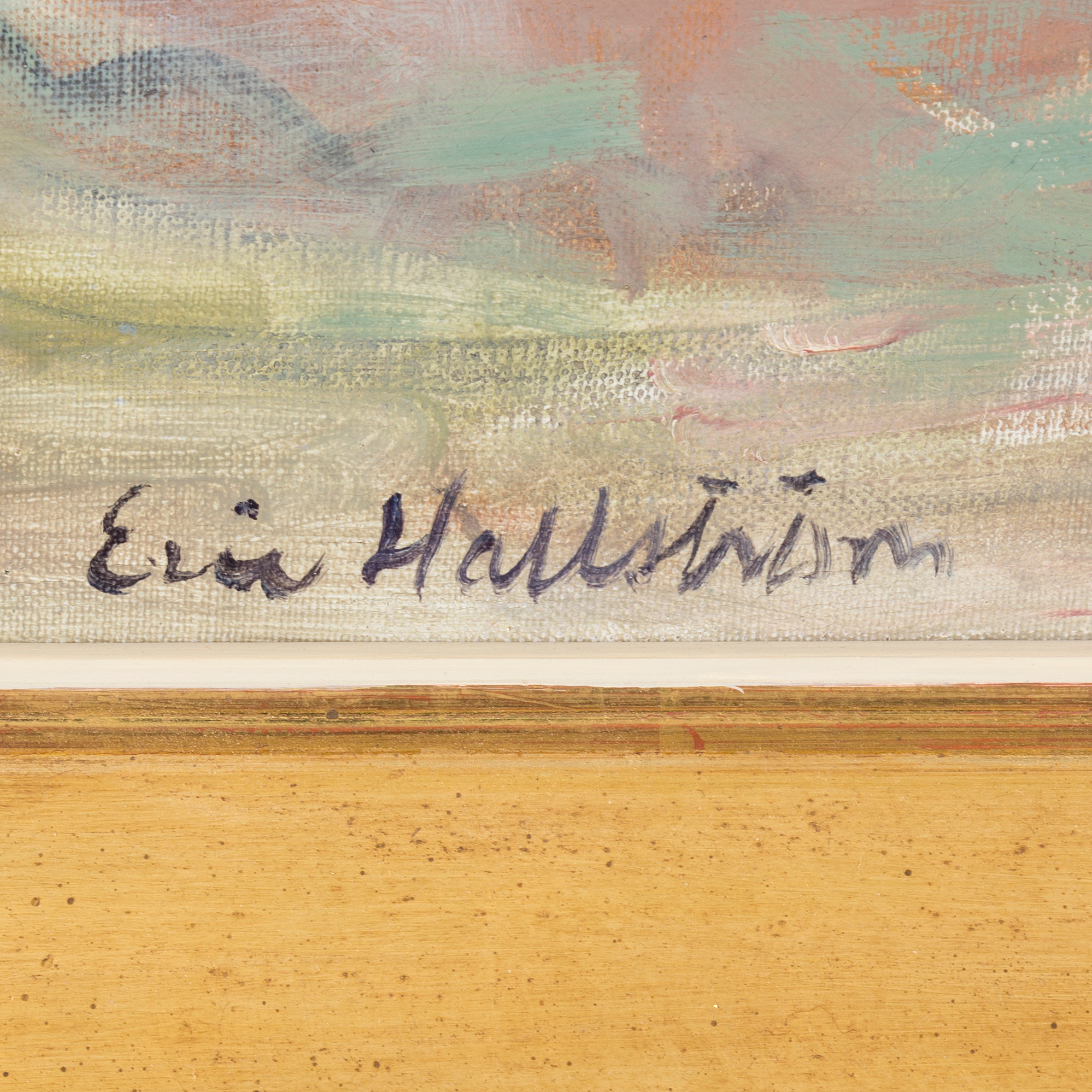 ERIC HALLSTRÖM, olja på duk, signerad Eric Hallström. - Bukowskis
