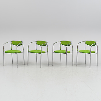 A set of four armchairs by AB Klaessons Möbelfabrik, Fjugesta. - Bukowskis