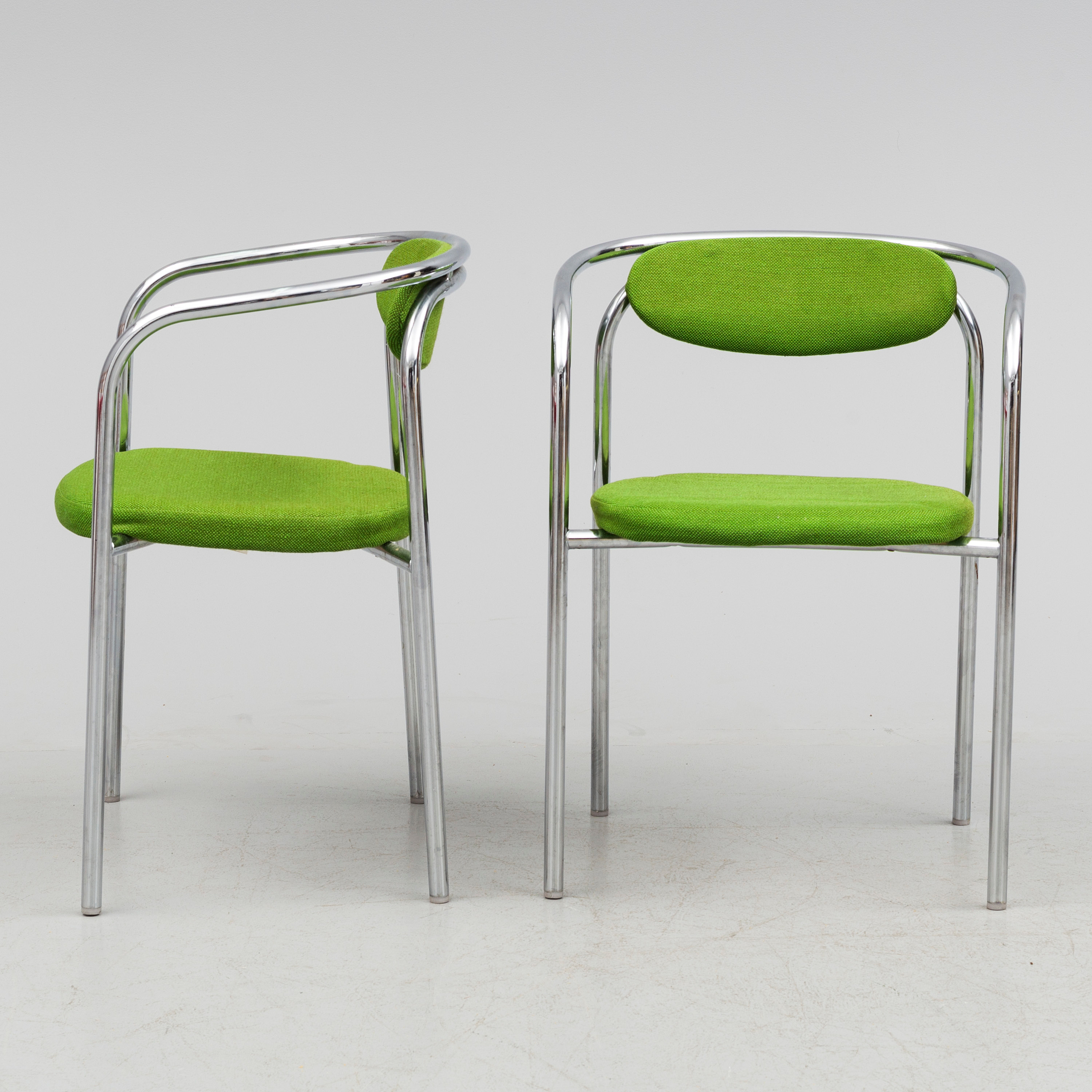 A set of four armchairs by AB Klaessons Möbelfabrik, Fjugesta. - Bukowskis