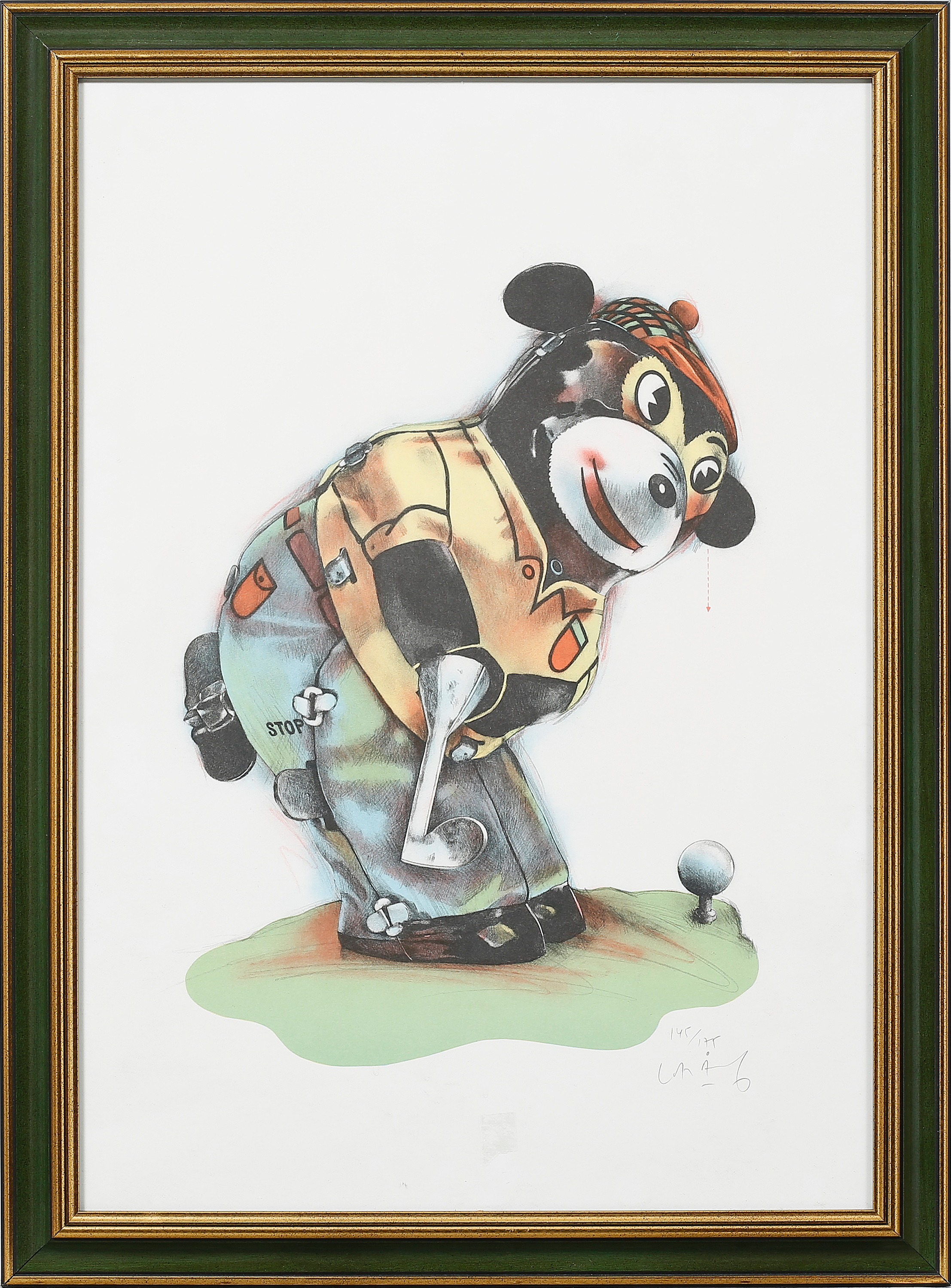 litograph in colours, signed and numbered 145/175. - Bukowskis