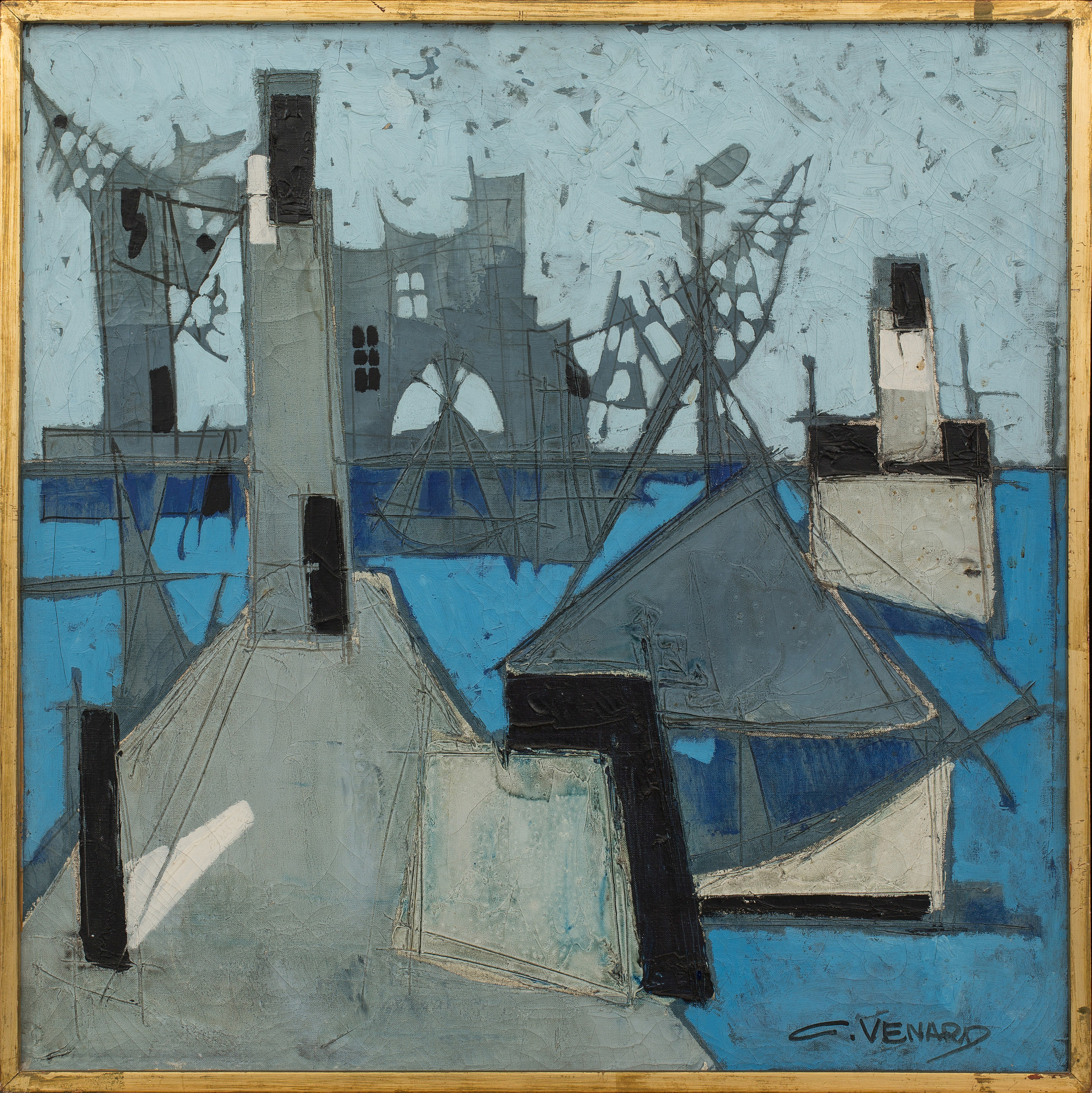 CLAUDE VENARD, SIGNED OIL ON CANVAS, - Bukowskis