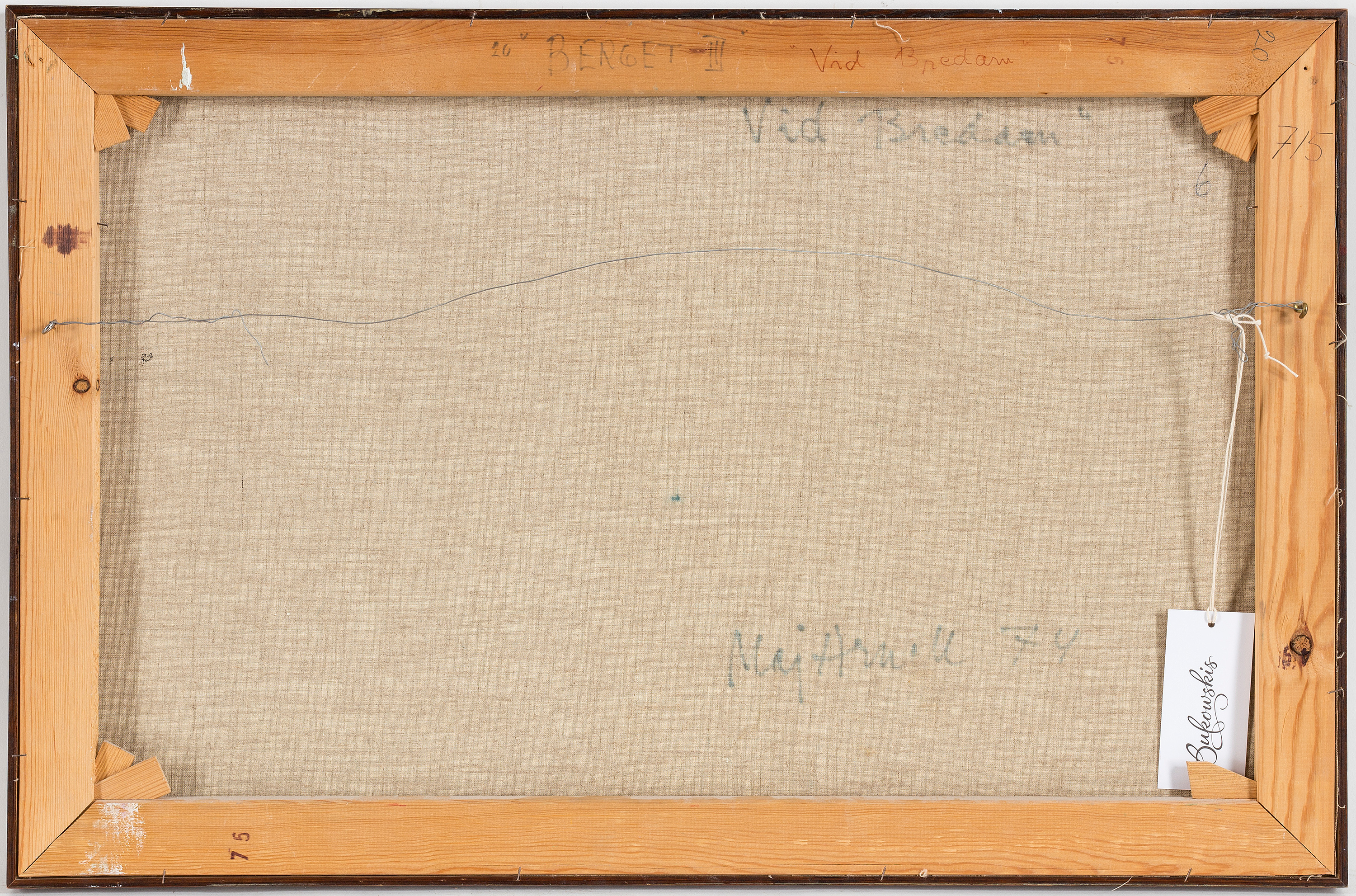 MAJ ARNELL, olja på duk. Signerad och daterad 1974. - Bukowskis