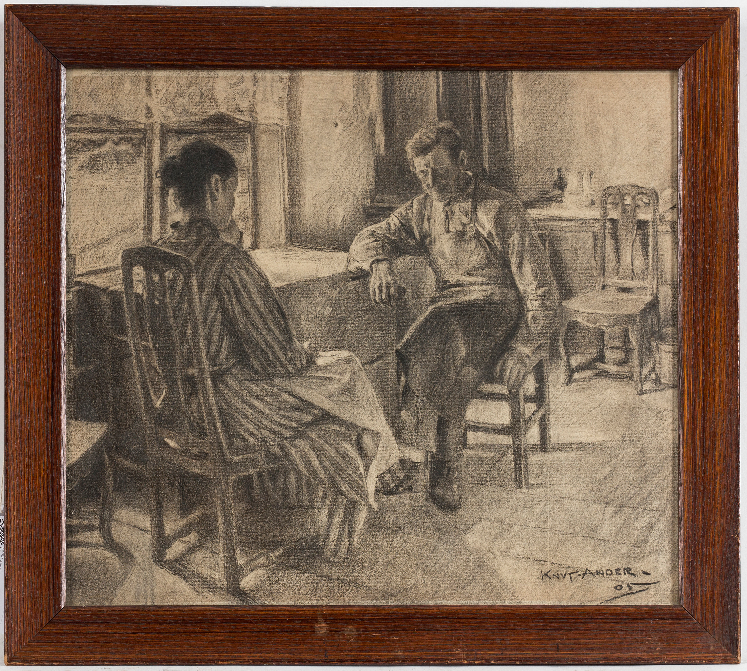 KNUT ANDER, blyerts, signerad och daterad 05. - Bukowskis