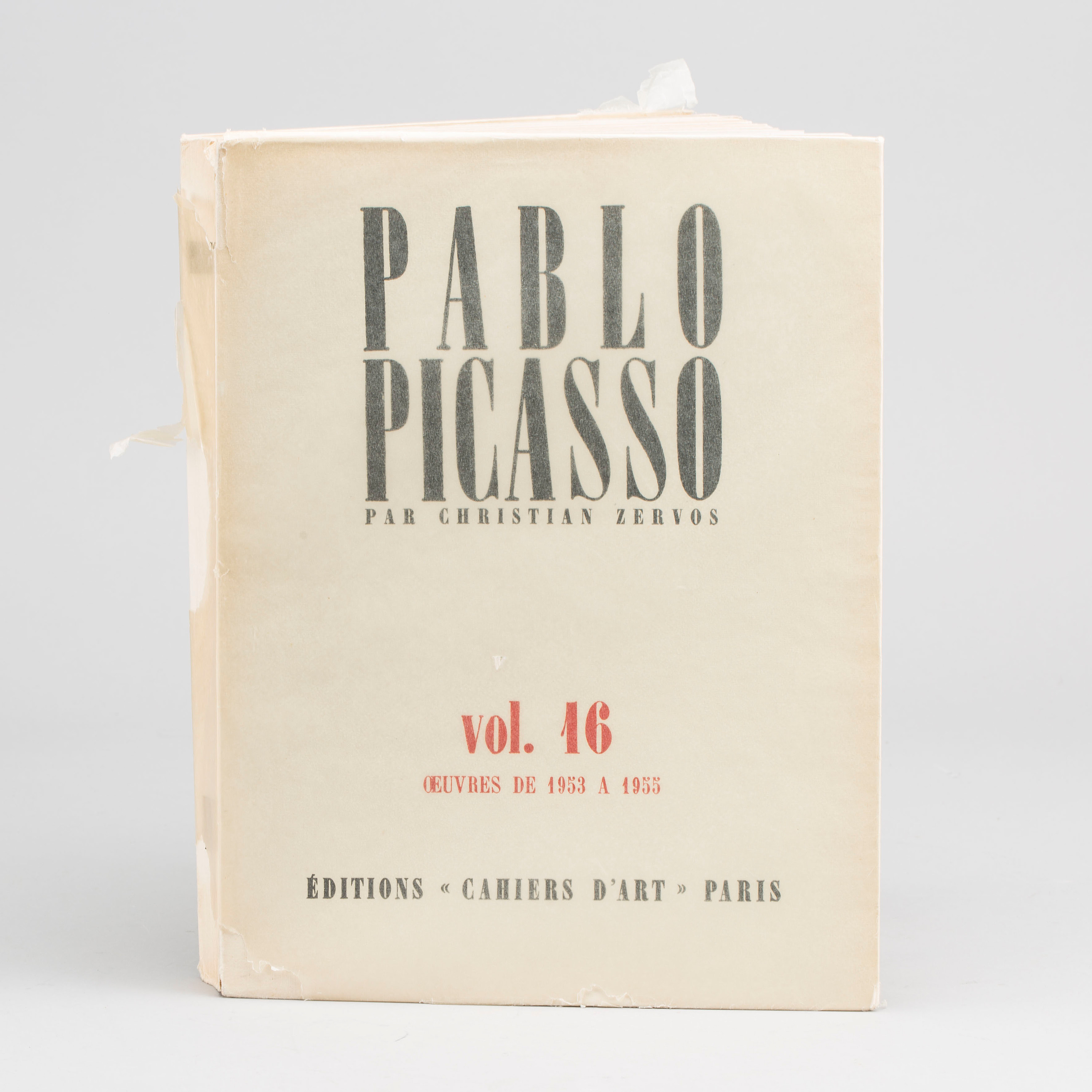 BOK, Christian Zervos, "Pablo Picasso vol 16. Oeuvres de 1953-1955 ...