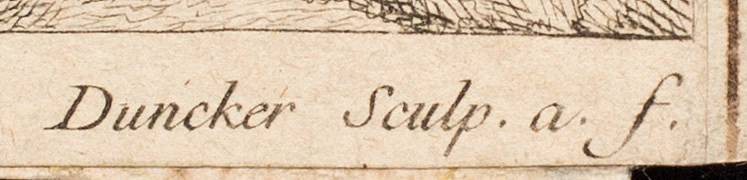 A set of six different copperplate, 17th and 18th century. - Bukowskis