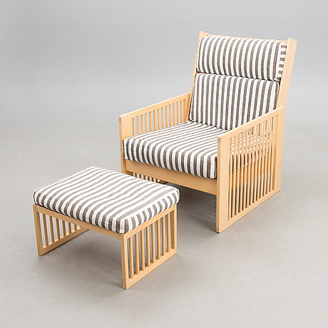 BEN AF SCHULTEN, nojatuoli 444 ja rahi 445 Artek, 1900-luvun loppu ...