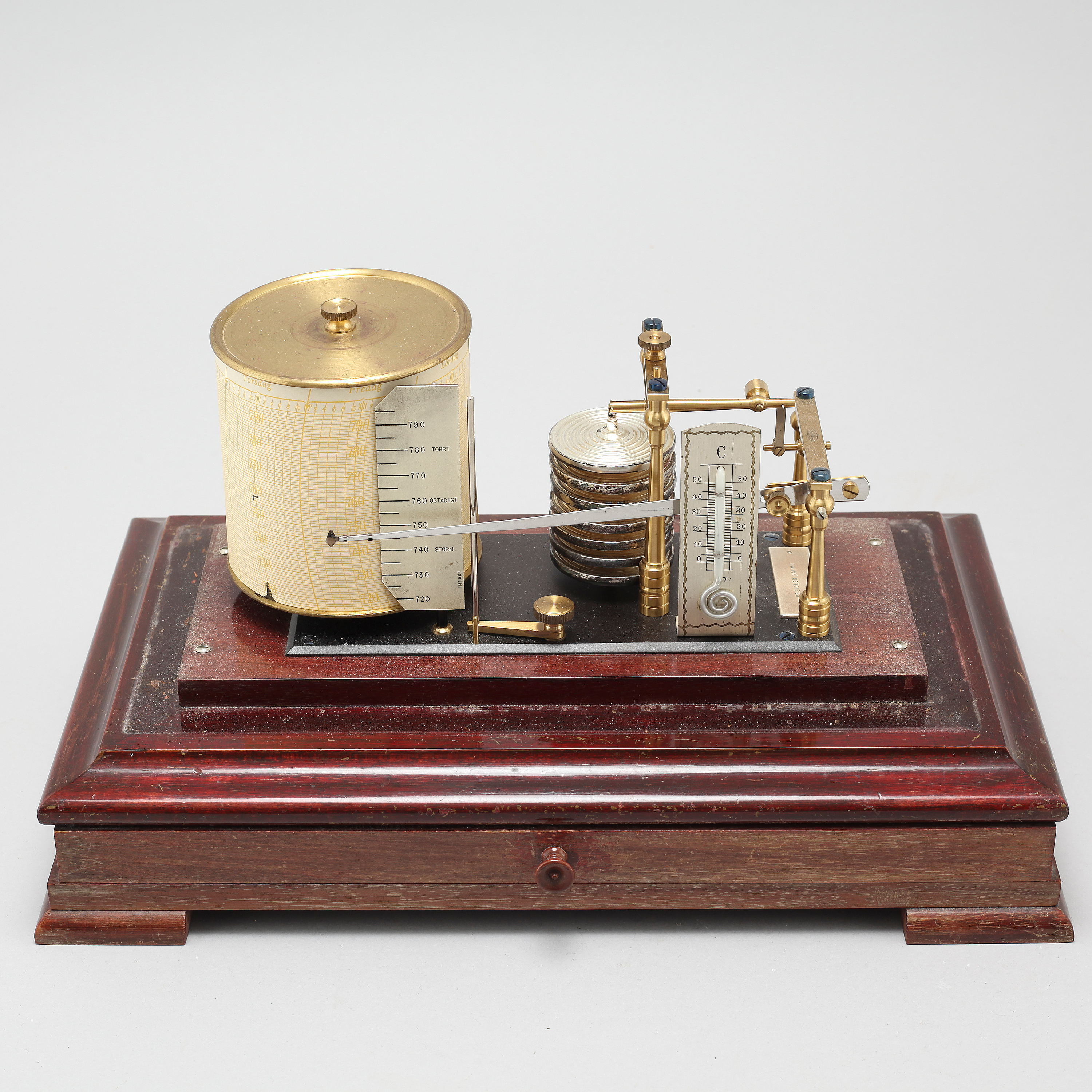 A barograf from the first half of the 20th century. - Bukowskis