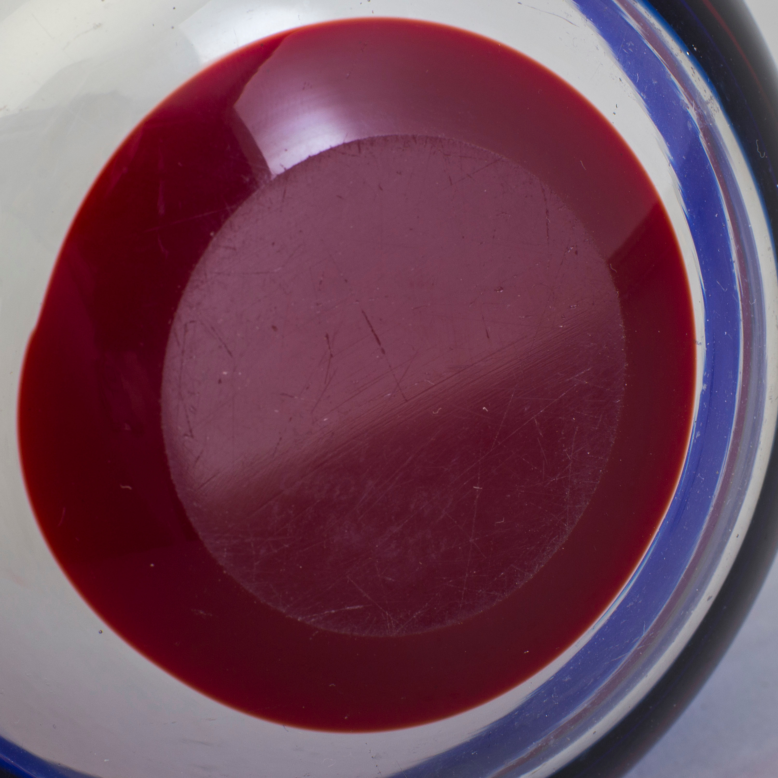 An Venini glass bowl, probably designed by Fulvio Bianconi with unclear ...