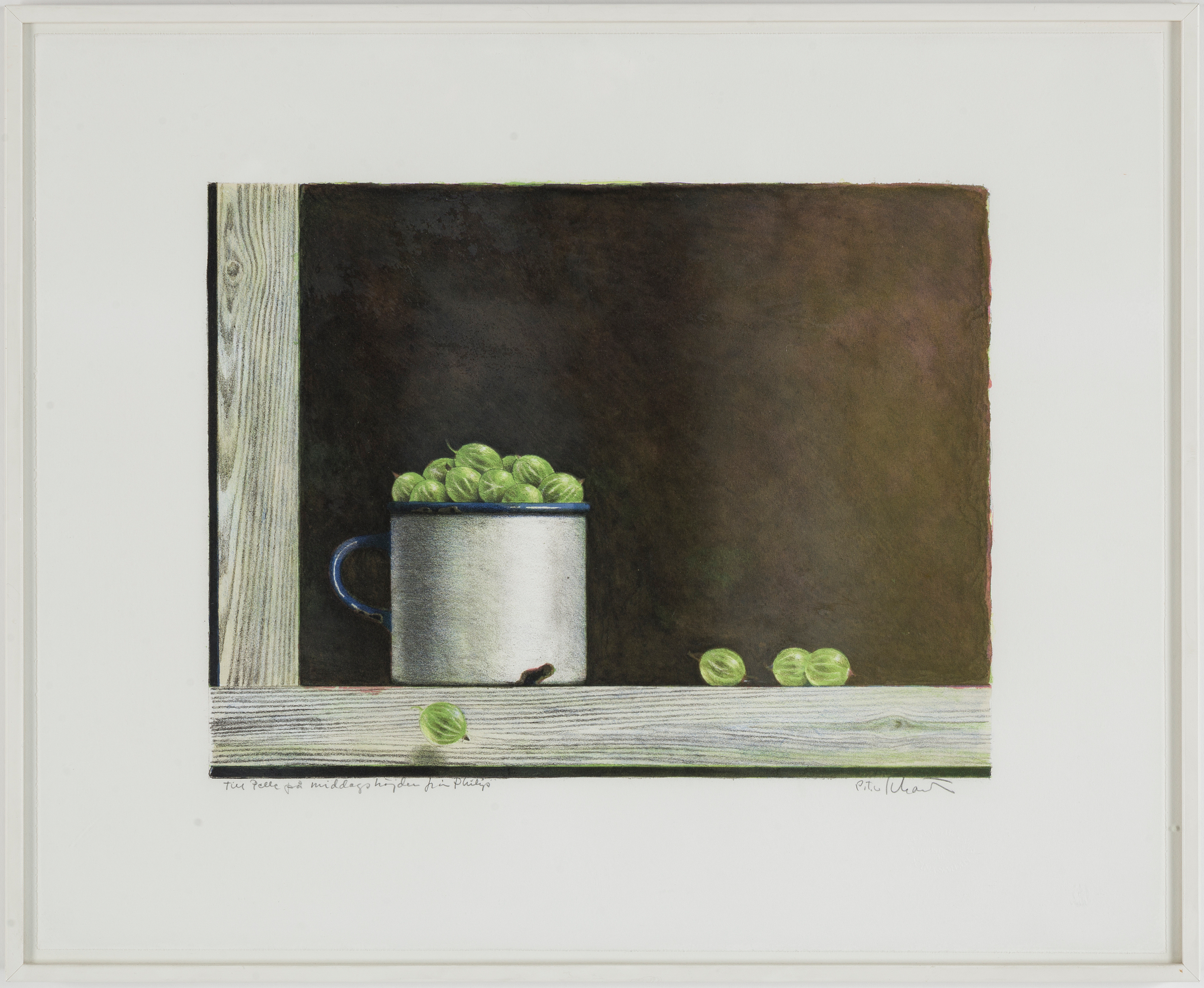 PHILIP VON SCHANTZ, lithograph in colours, signed v Schantz and ...