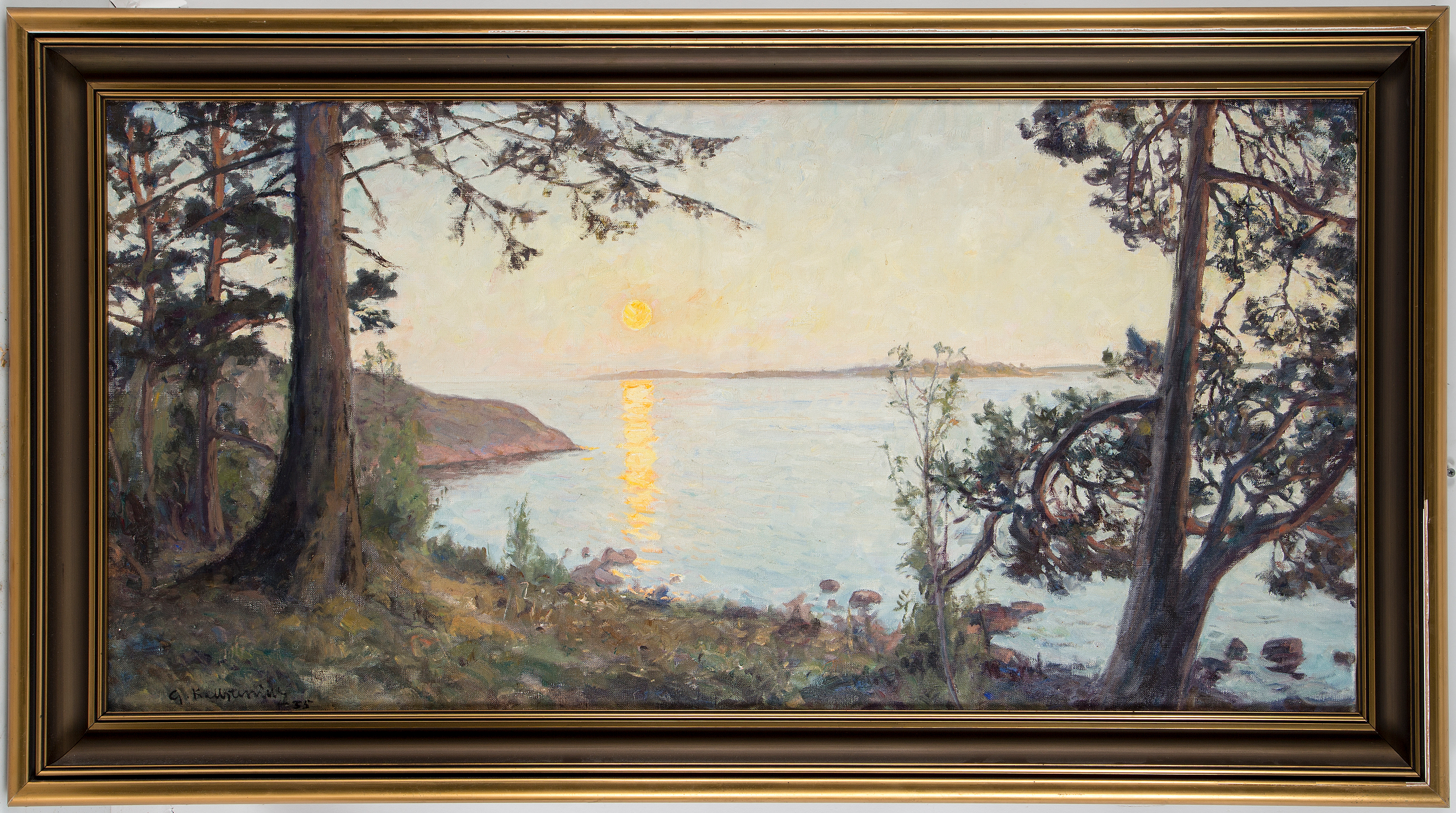 GOTTFRID KALLSTENIUS, oil on canvas, signed and dated -35. - Bukowskis
