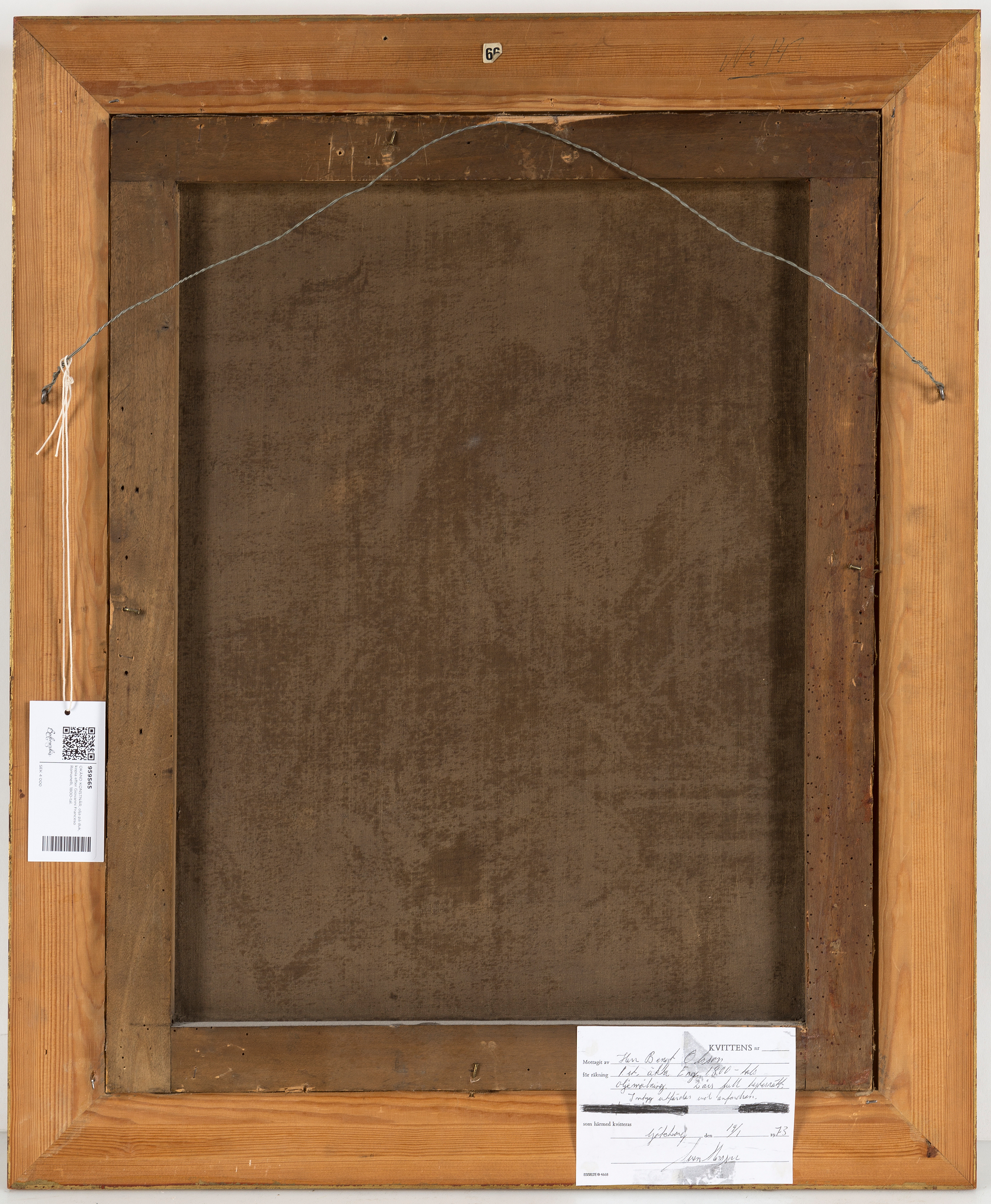 GIOVANNI FRANCESCO ROMANELLI, efter, 1800-tal, olja på duk. - Bukowskis