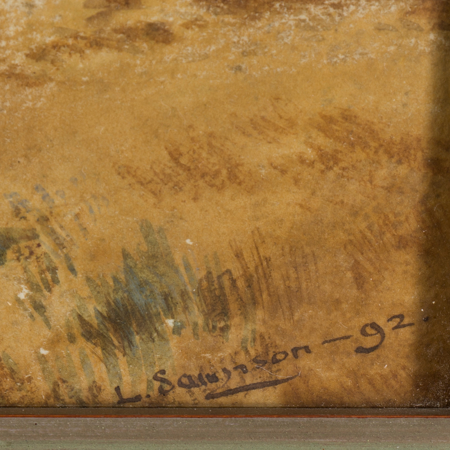 ENGLISH SCHOOL, 19Th Century, Watercolour, signed L Samson and dated ...