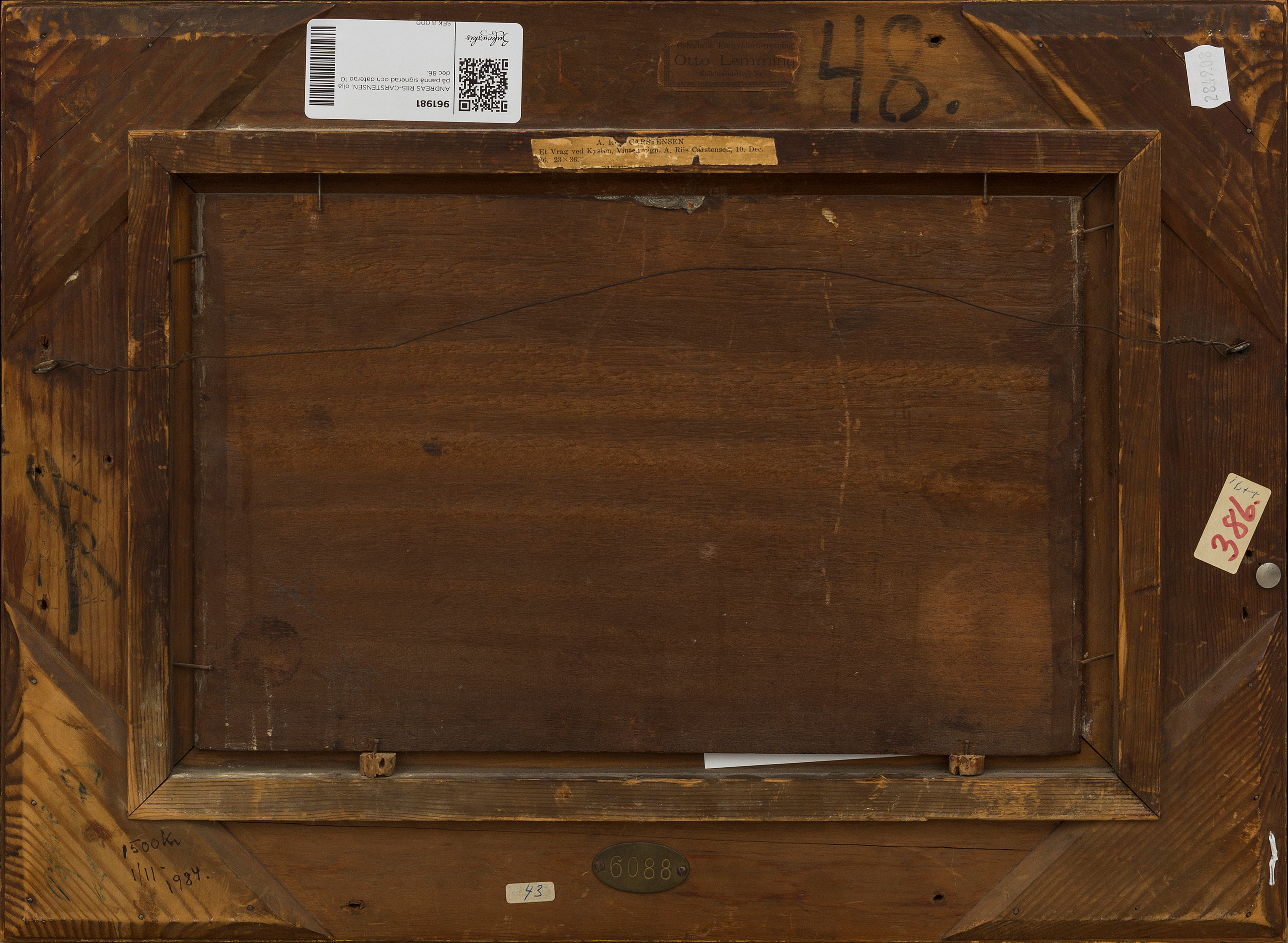 ANDREAS RIIS-CARSTENSEN, - Bukowskis