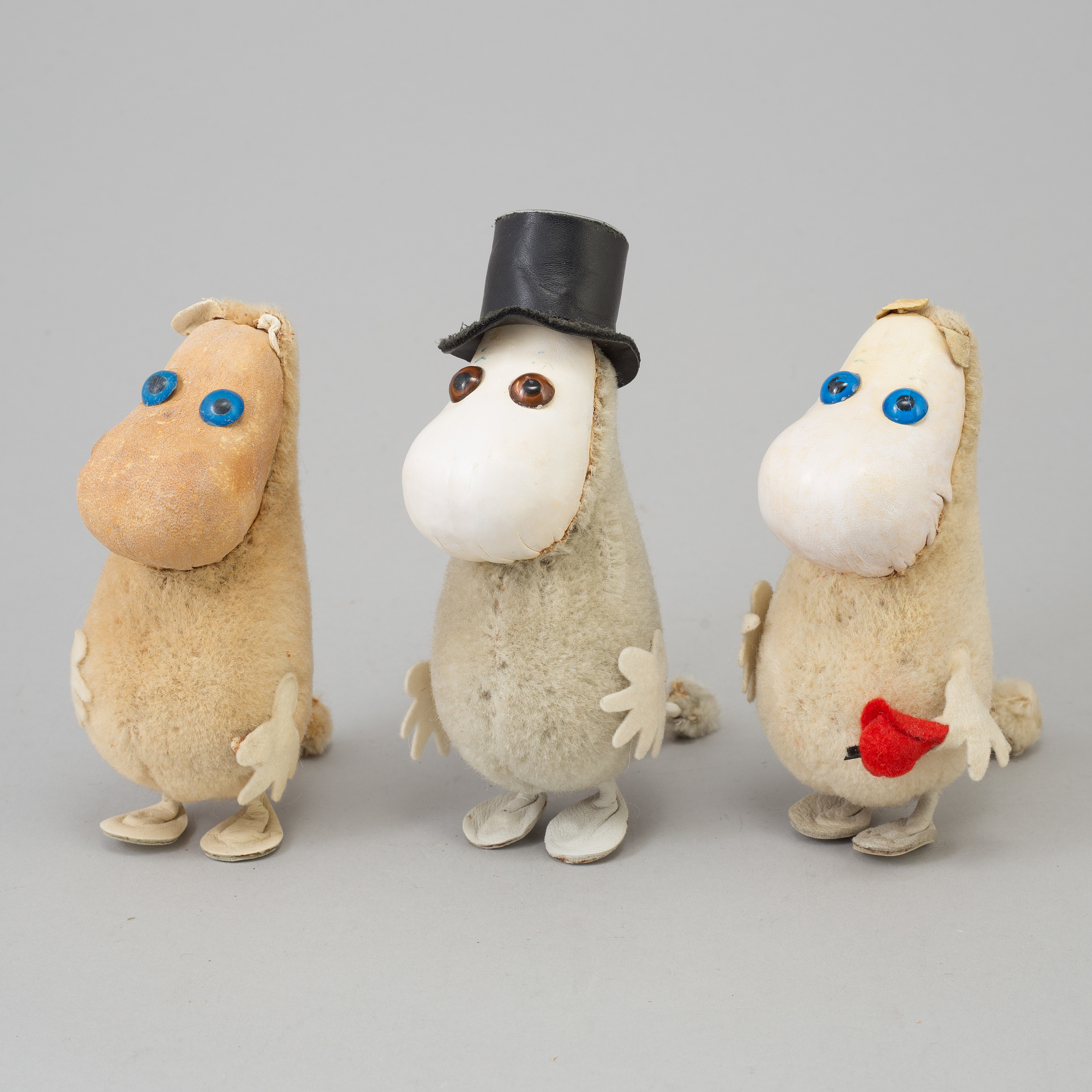 MUMINFIGURER, 5 st. Atelier Fauni. 1960-tal. - Bukowskis