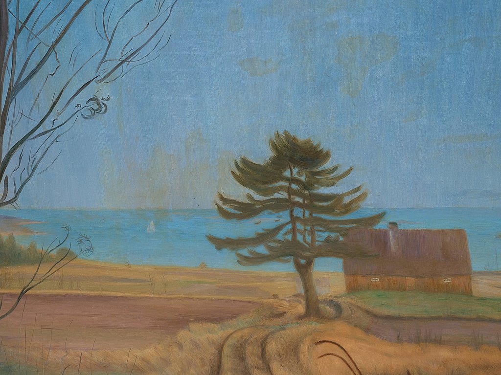 Harald Sohlberg, "Autumn evening (Nevlunghavn)". - Bukowskis