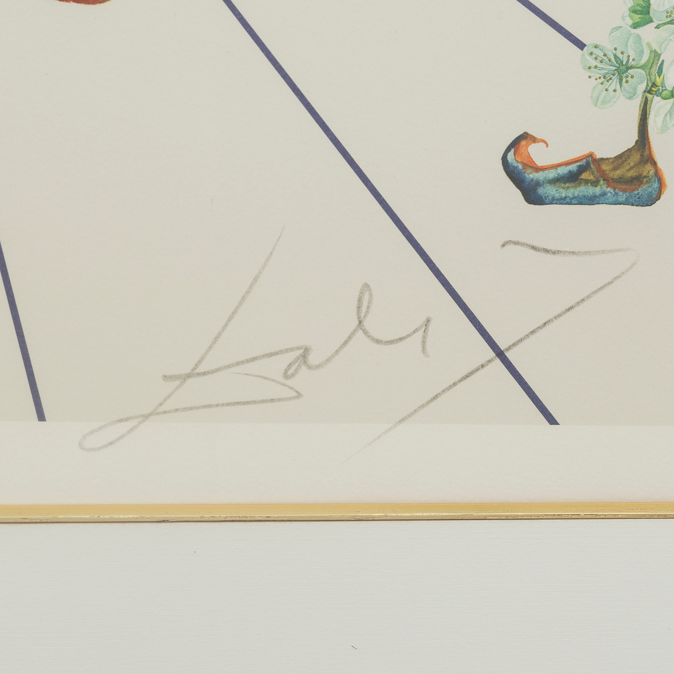 SALVADOR DALÍ, lithograph in colours, signed and numbered. - Bukowskis