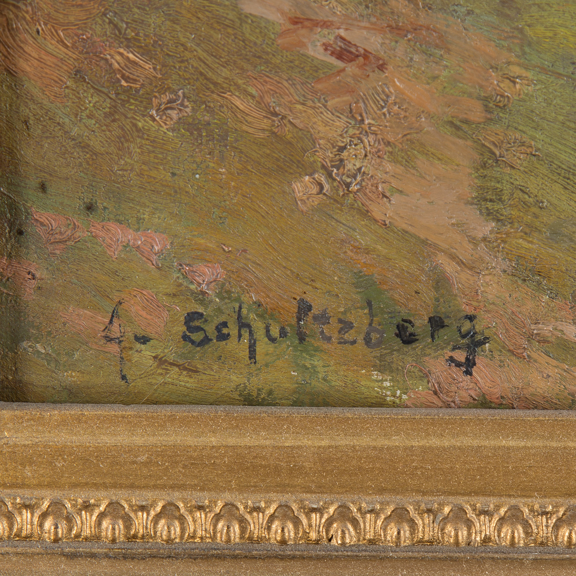 ANSHELM SCHULTZBERG, oil on canvas, signed A. Schultzberg. - Bukowskis