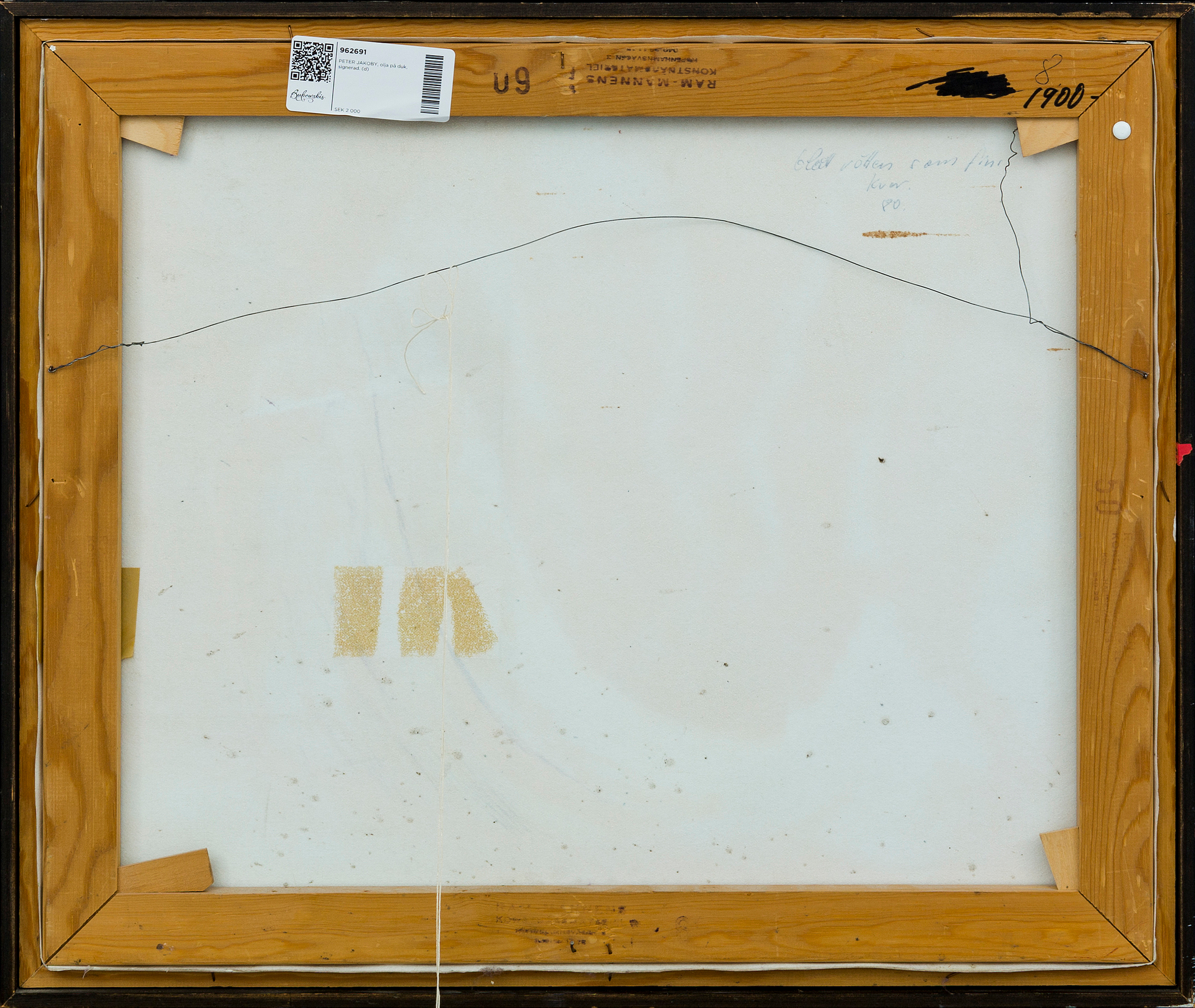 PETER JAKOBY, olja på duk, signerad. - Bukowskis