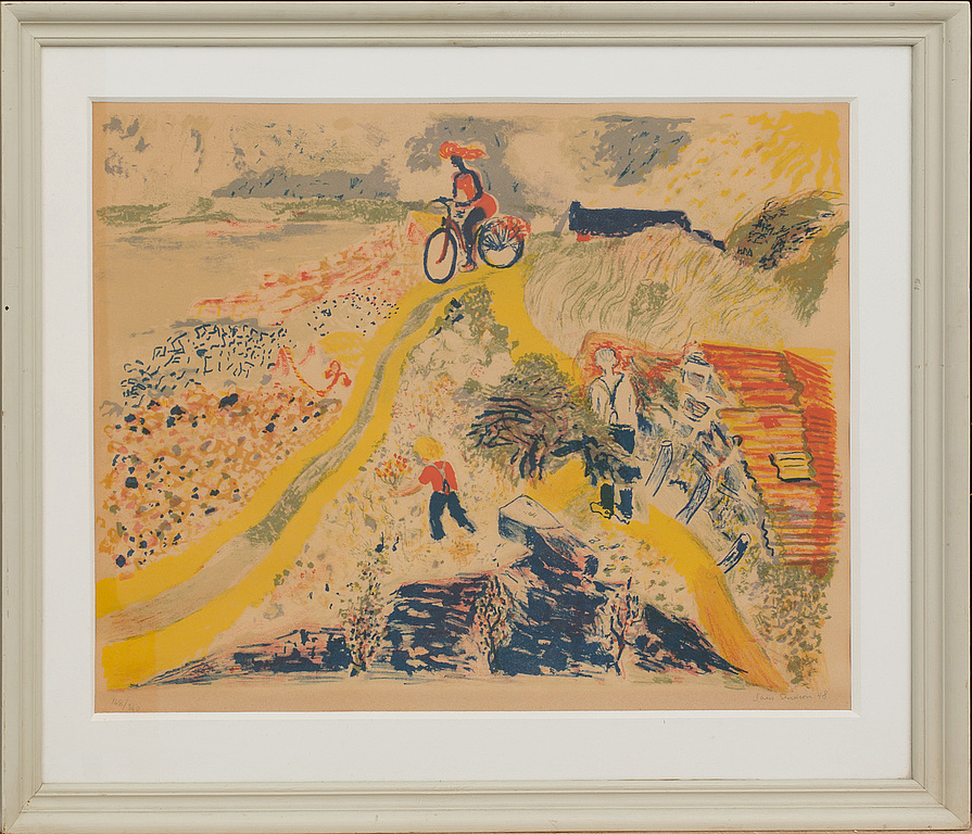 SVEN X:ET ERIXSON, colour lithographe, signed and numbered 168/360 ...