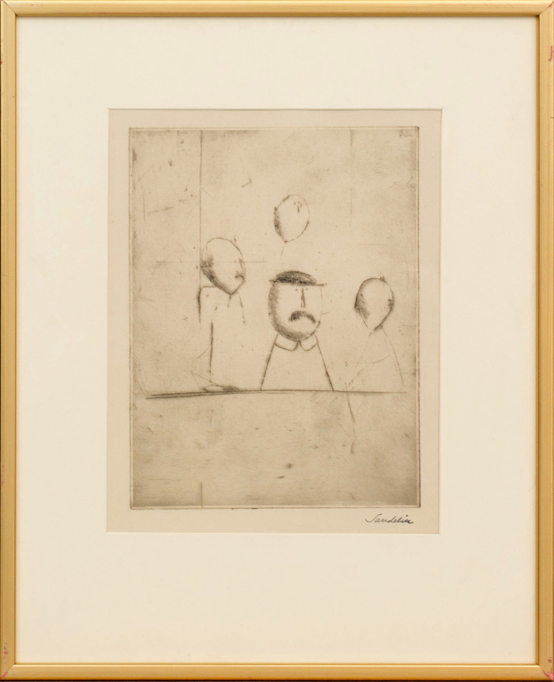 BÖRJE SANDELIN, drypoint signed. - Bukowskis