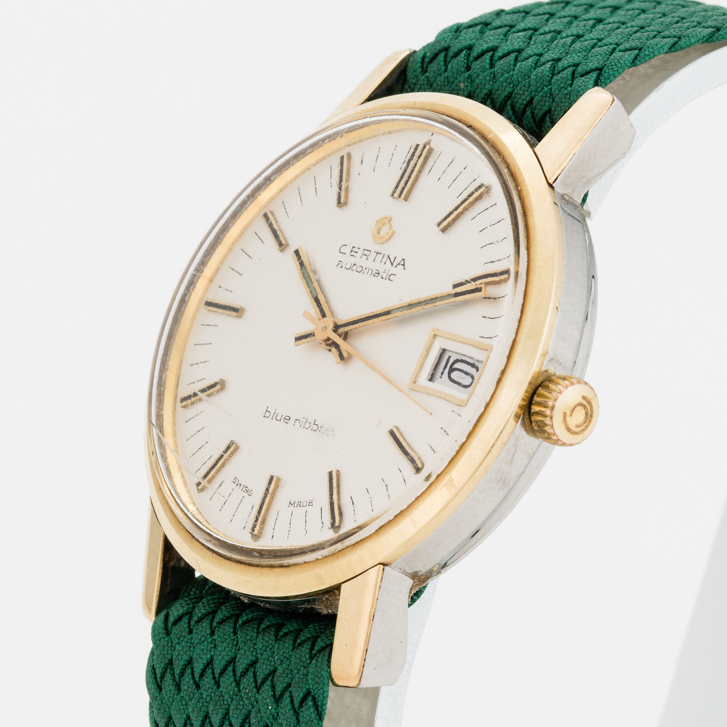 CERTINA, Blue ribbon, 34,5mm. - Bukowskis