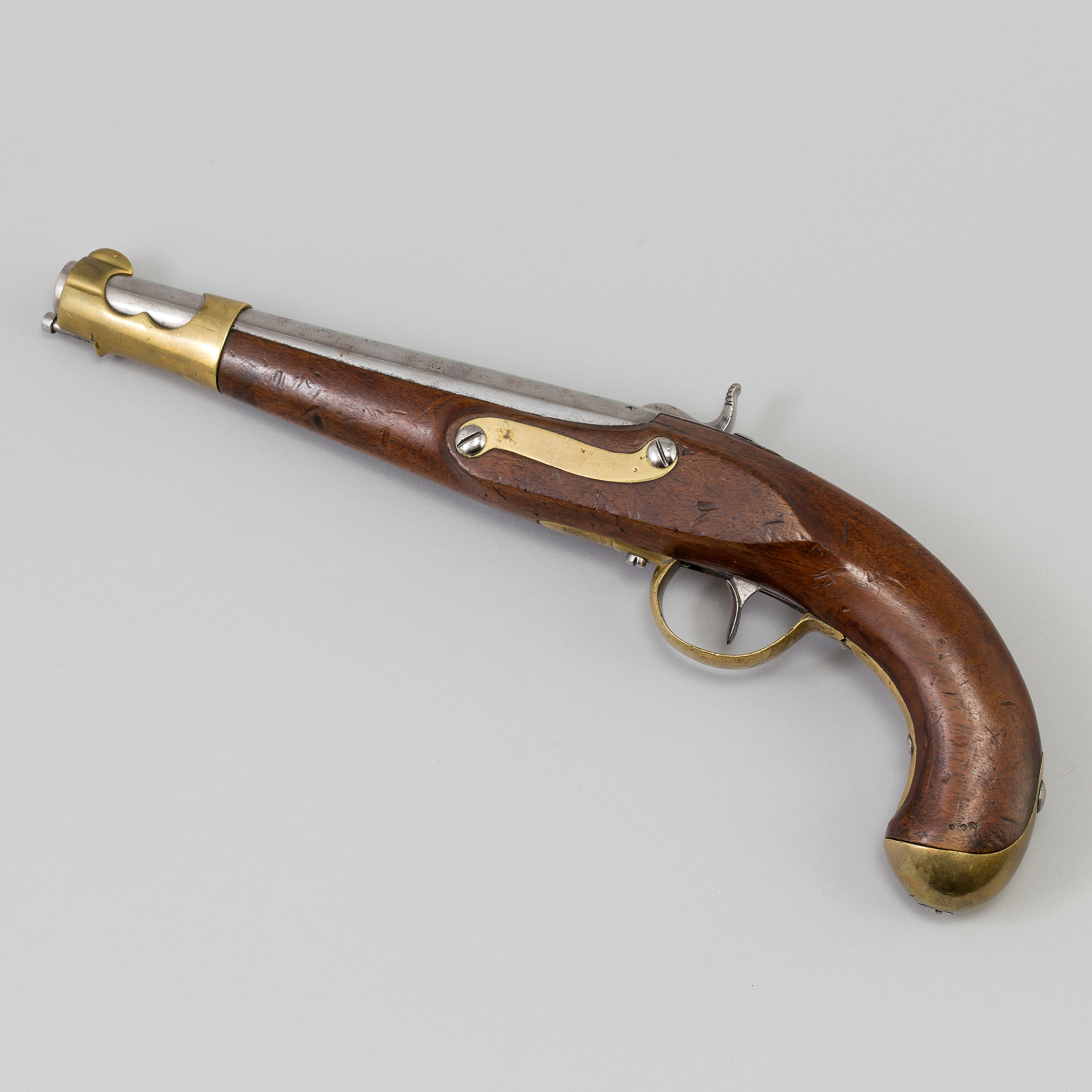 A first half of the 19th century percussion lock pistol. - Bukowskis