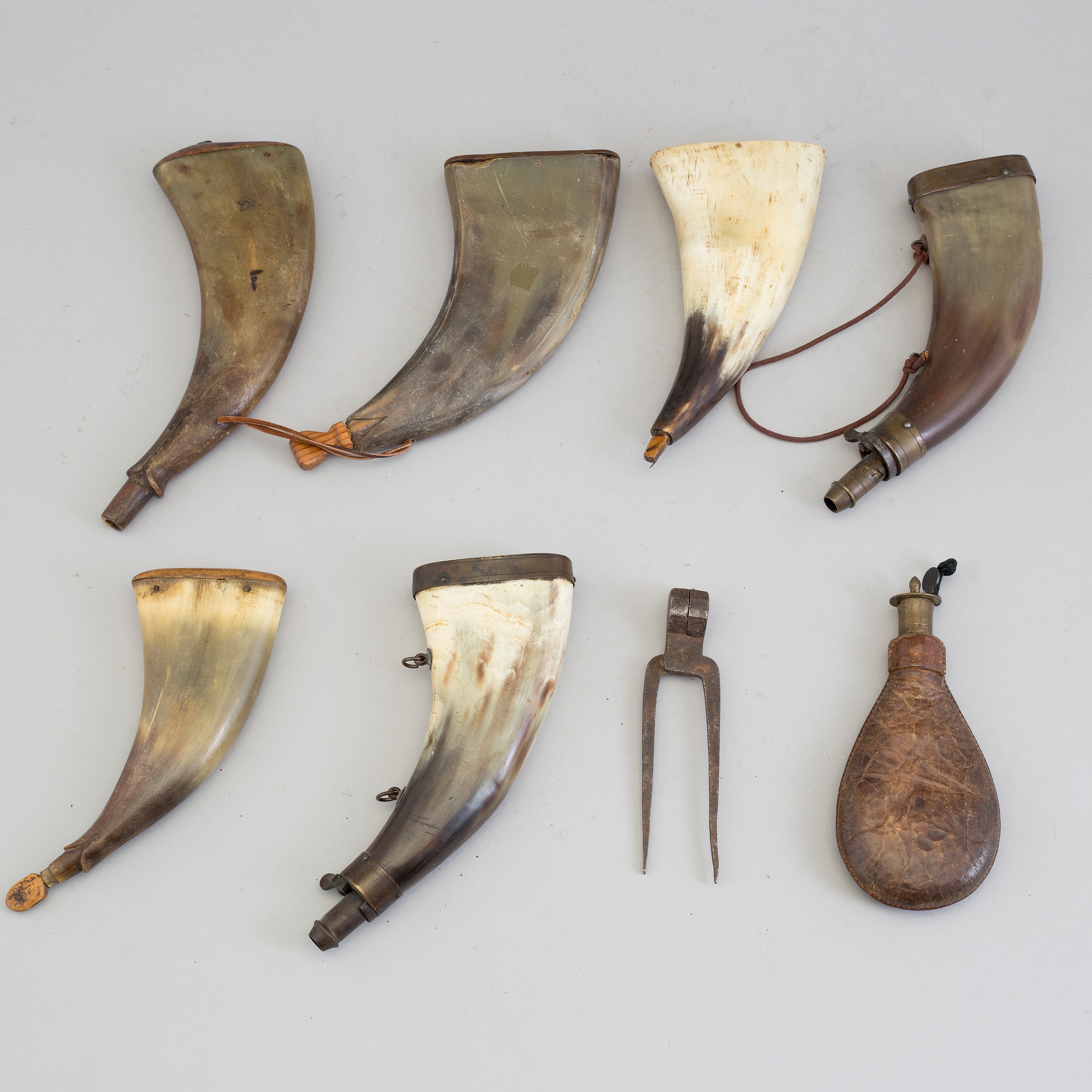 SAMLING KRUTHORN, 7 st och kultång, 1800-tal. - Bukowskis