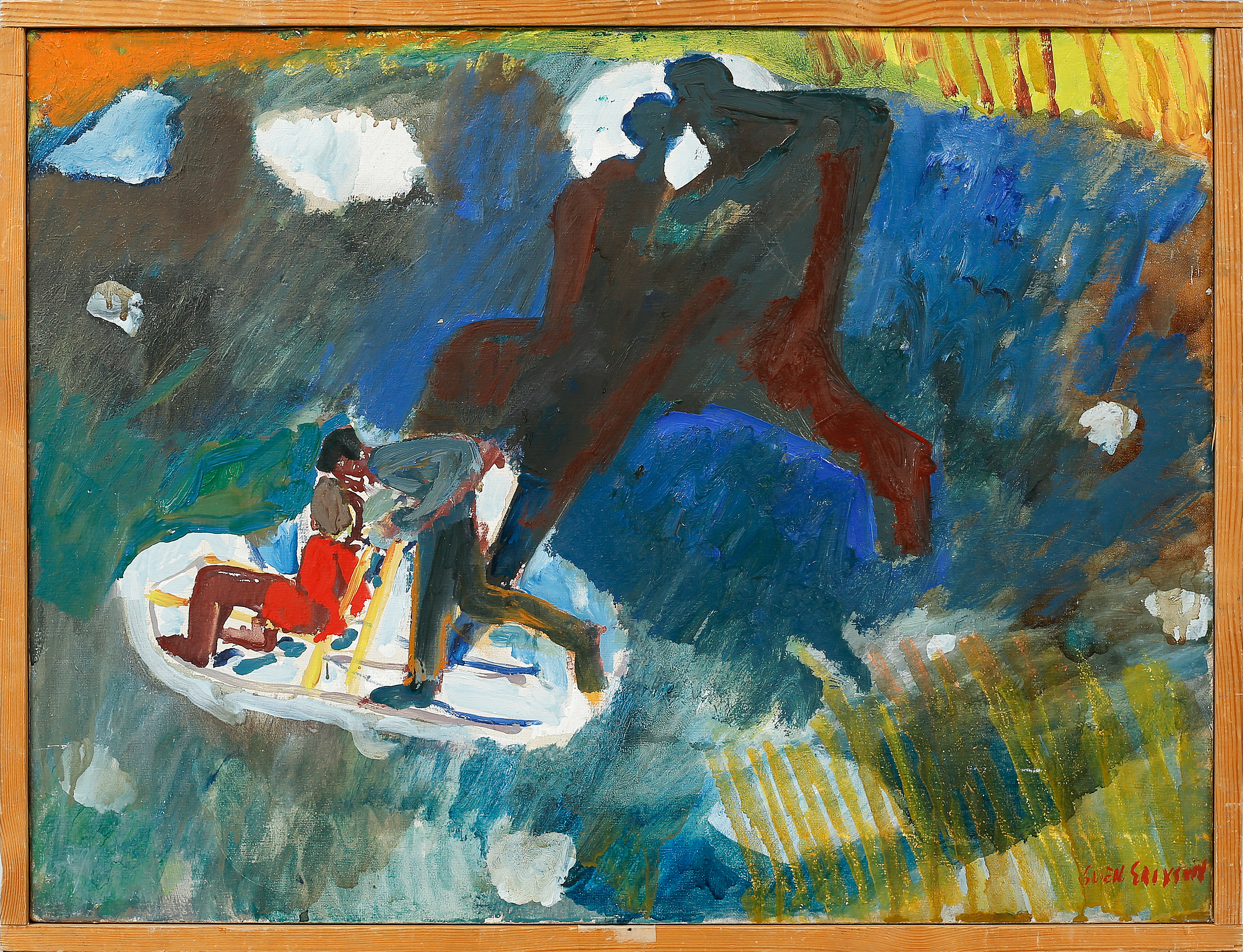 SVEN X:ET ERIXSON, oil on canvas, signed. - Bukowskis