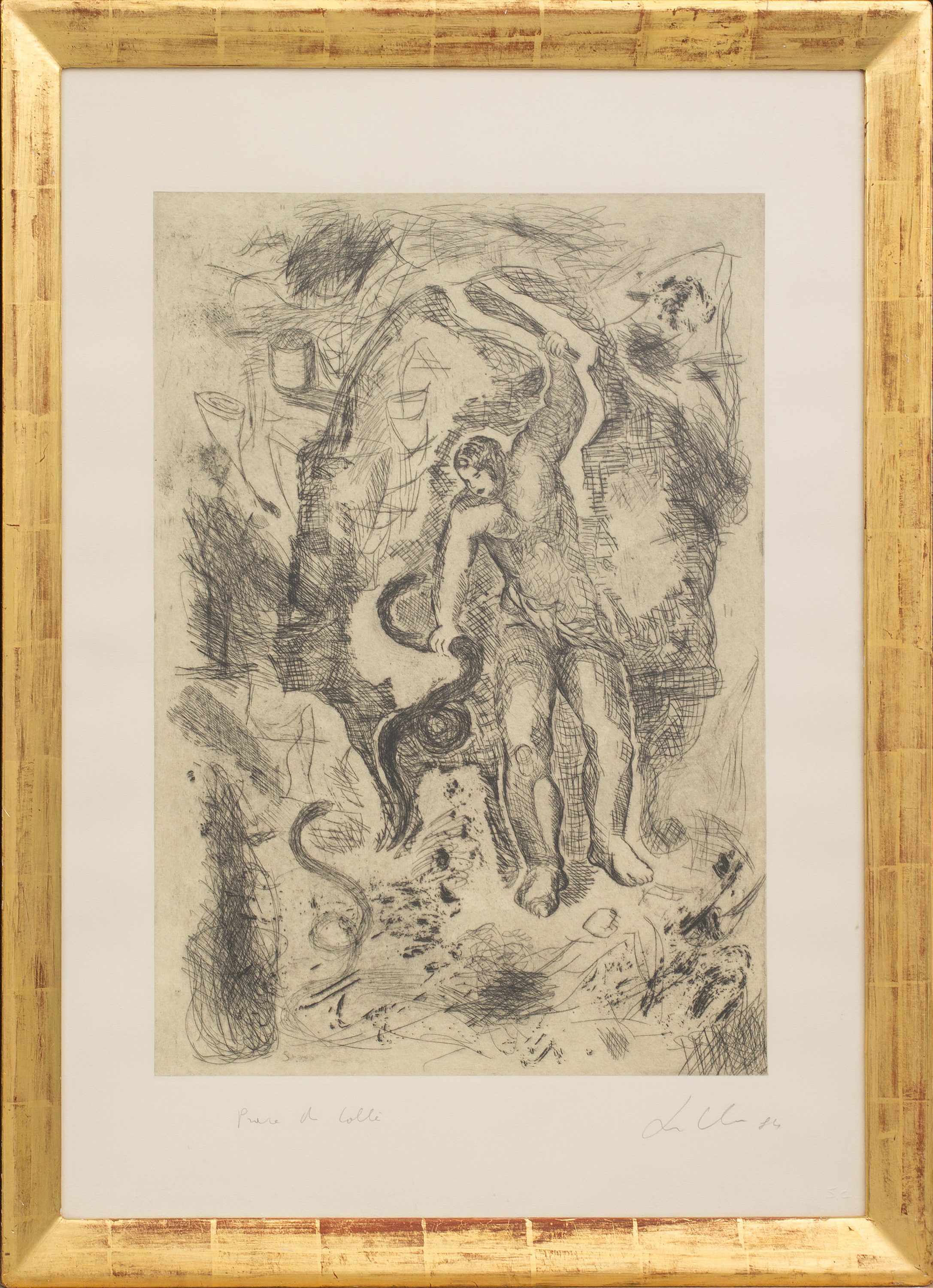 SANDRO CHIA, etching, signed. - Bukowskis