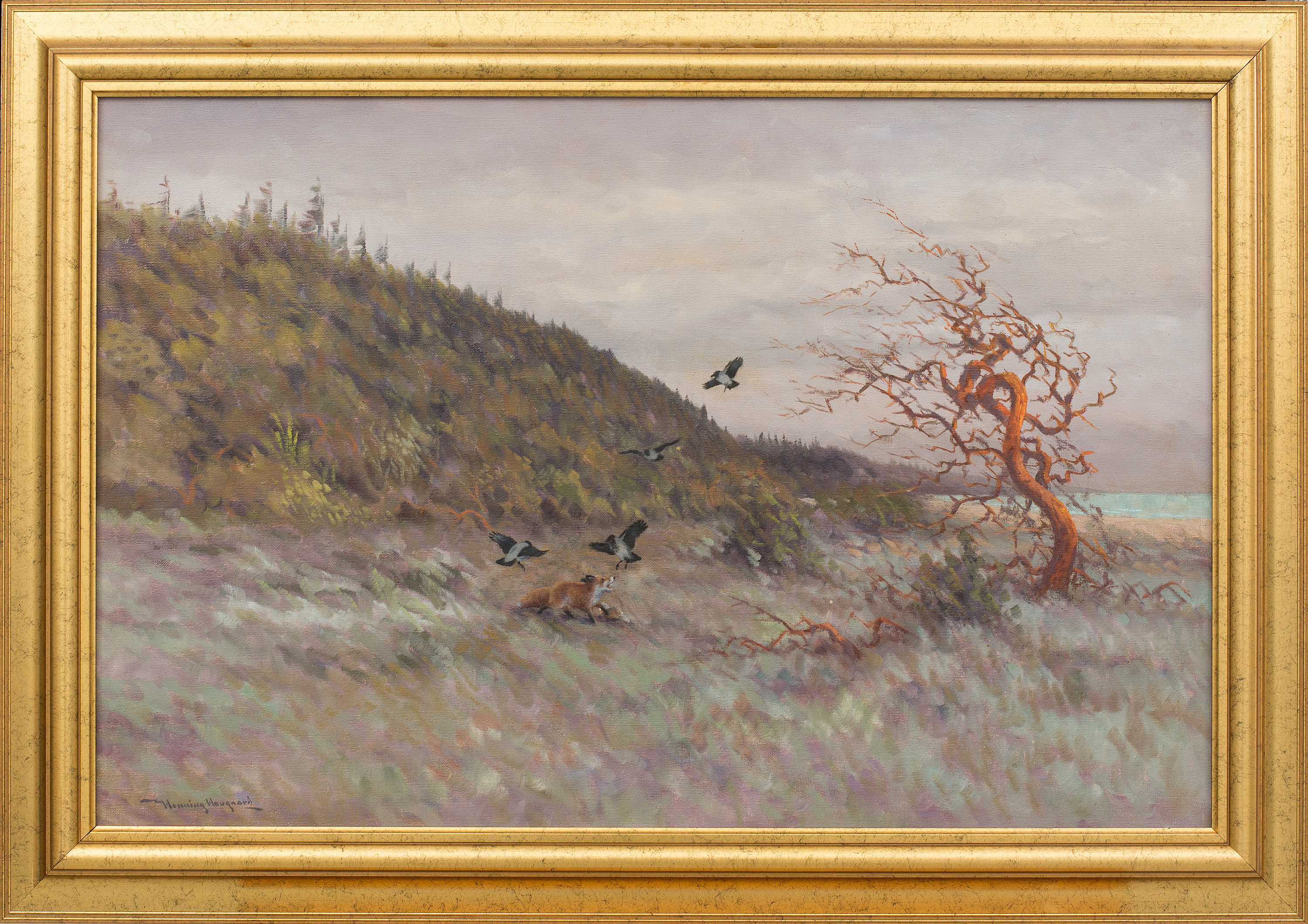 HENNING HOUGAARD, oil on canvas signed. - Bukowskis