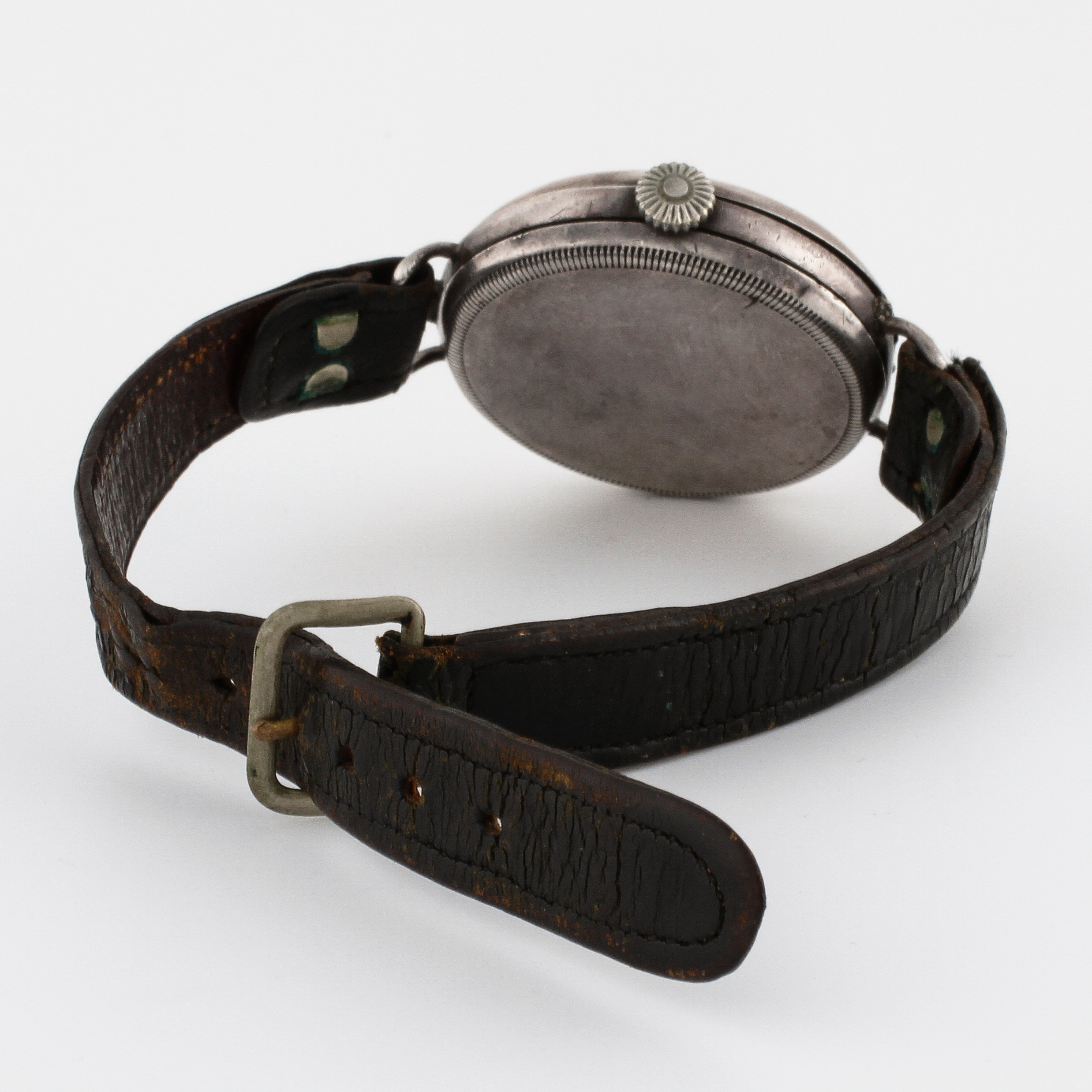 WRISTWATCH, so called hunting watch, case marked "GS", 35 mm. - Bukowskis