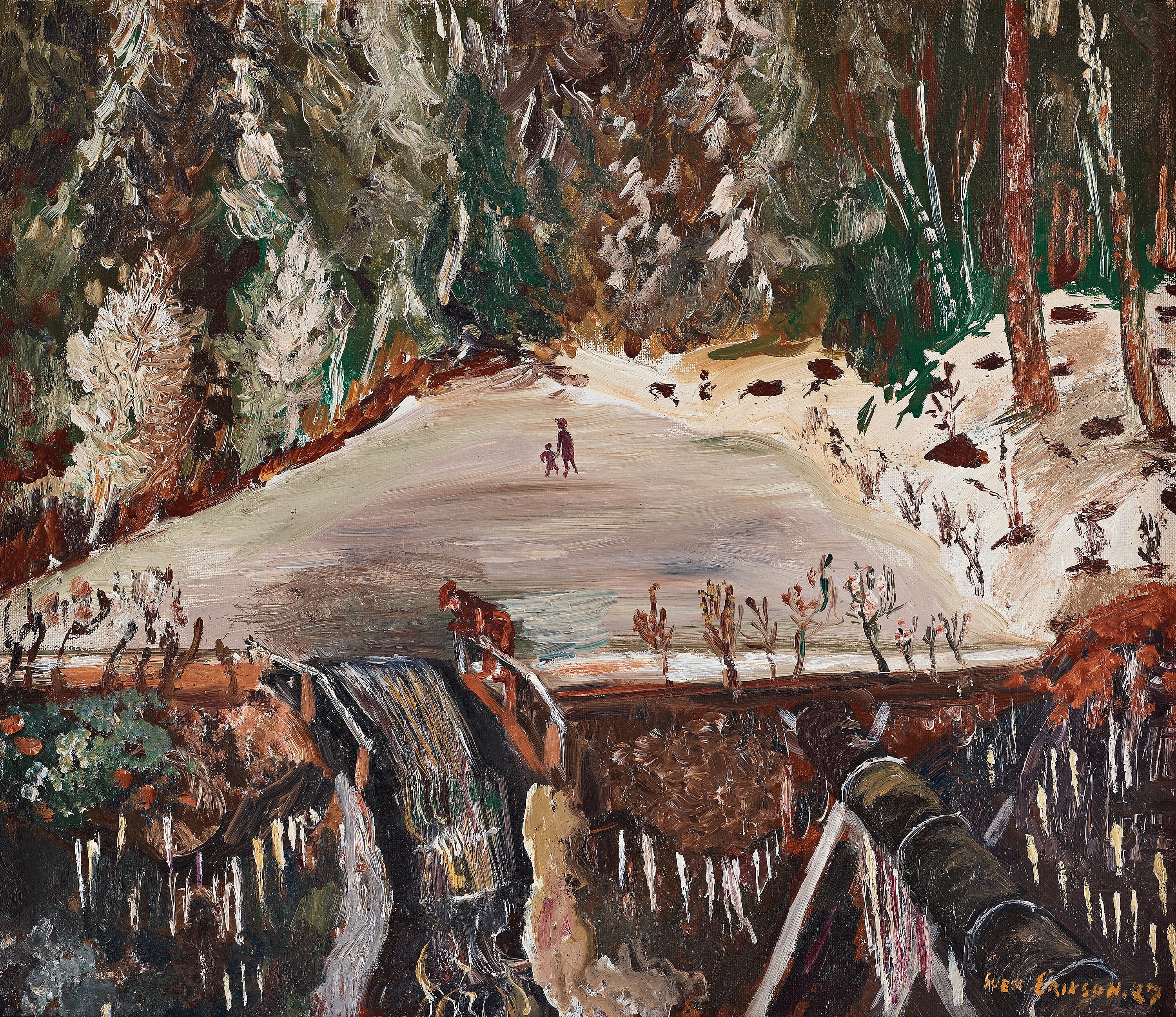 Sven X:et Erixson, "Vinter 1927". - Bukowskis