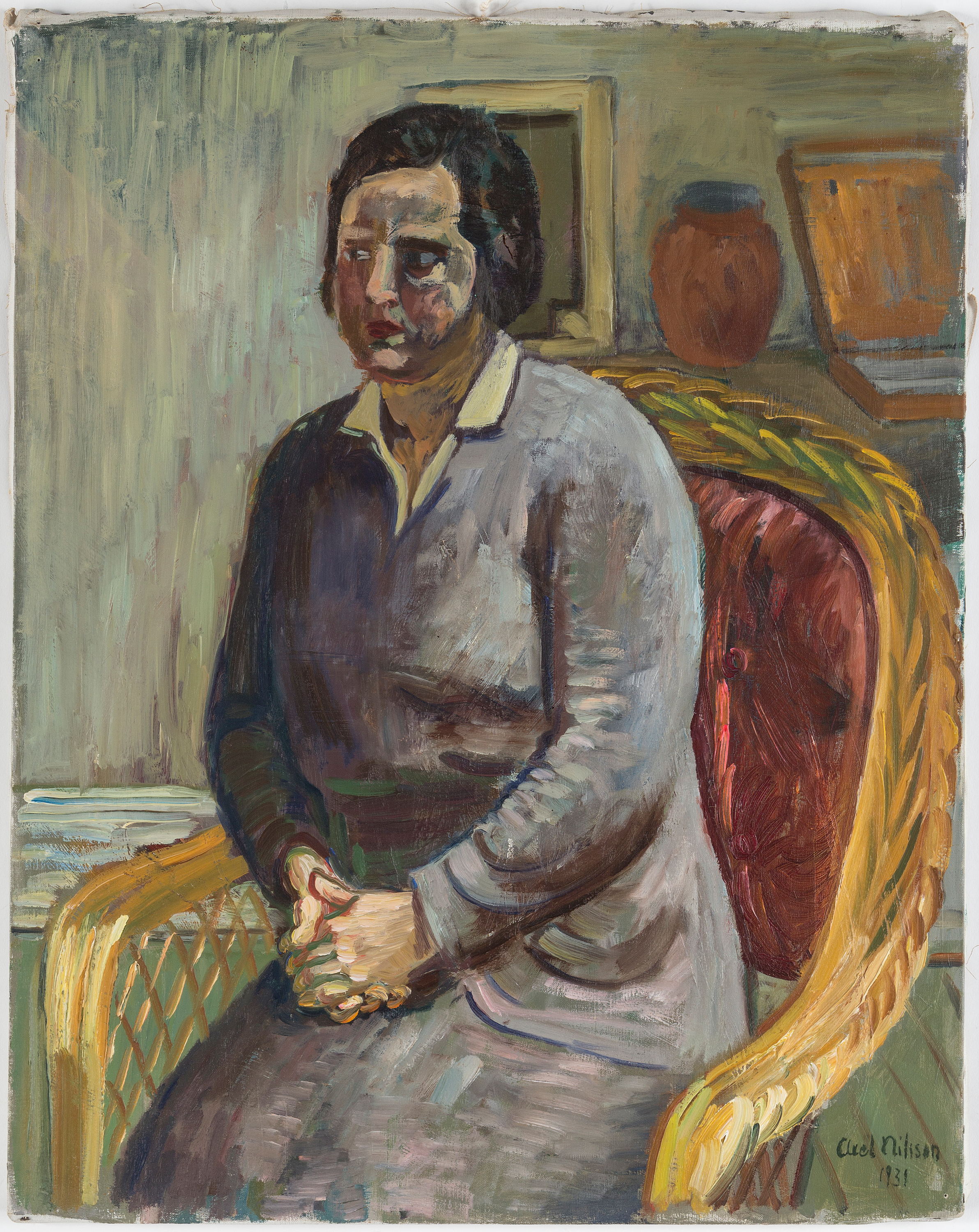 AXEL NILSSON, olja på duk, signerad och daterad 1931. - Bukowskis