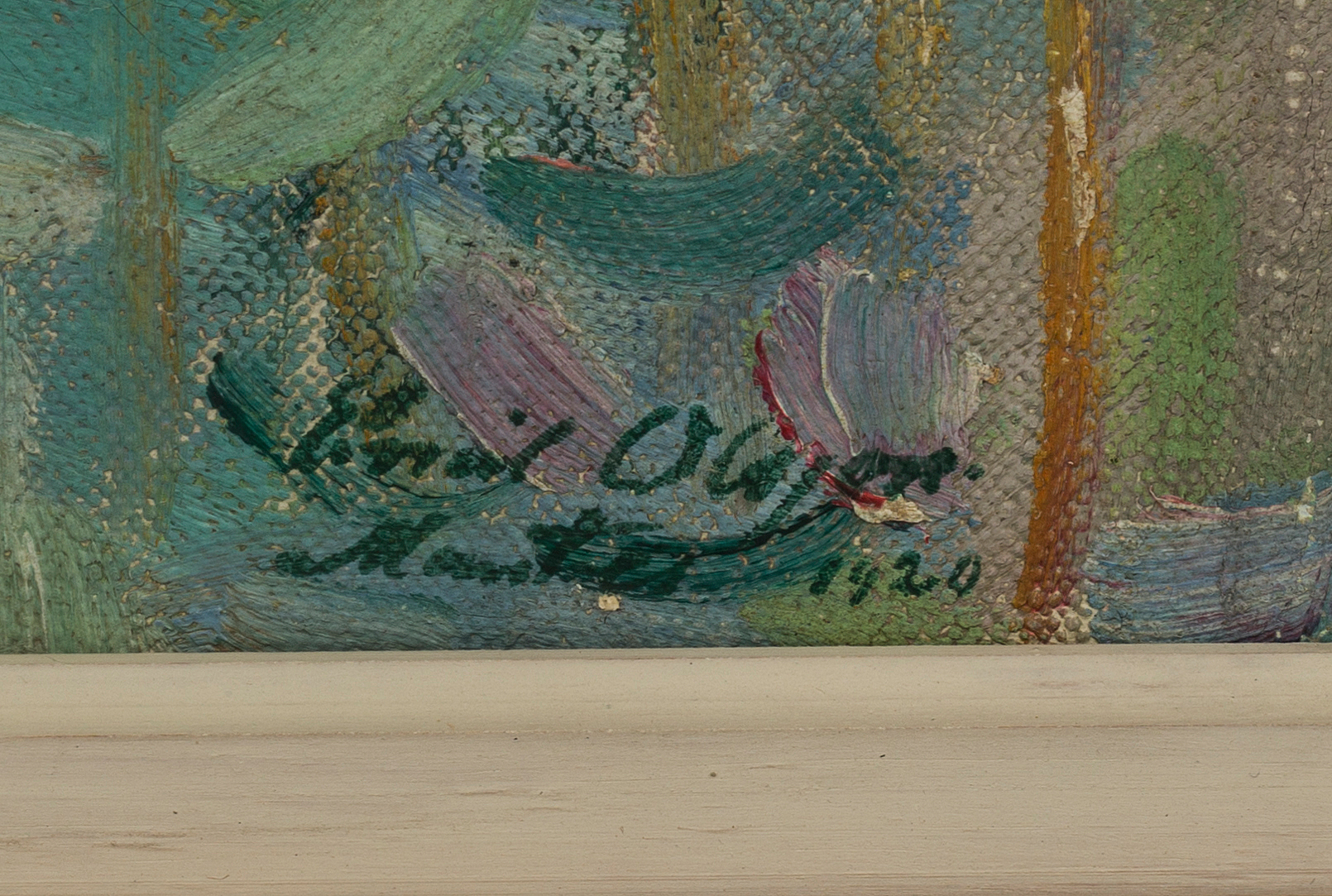 EMIL OLSSON, Olja på duk, signerad. - Bukowskis