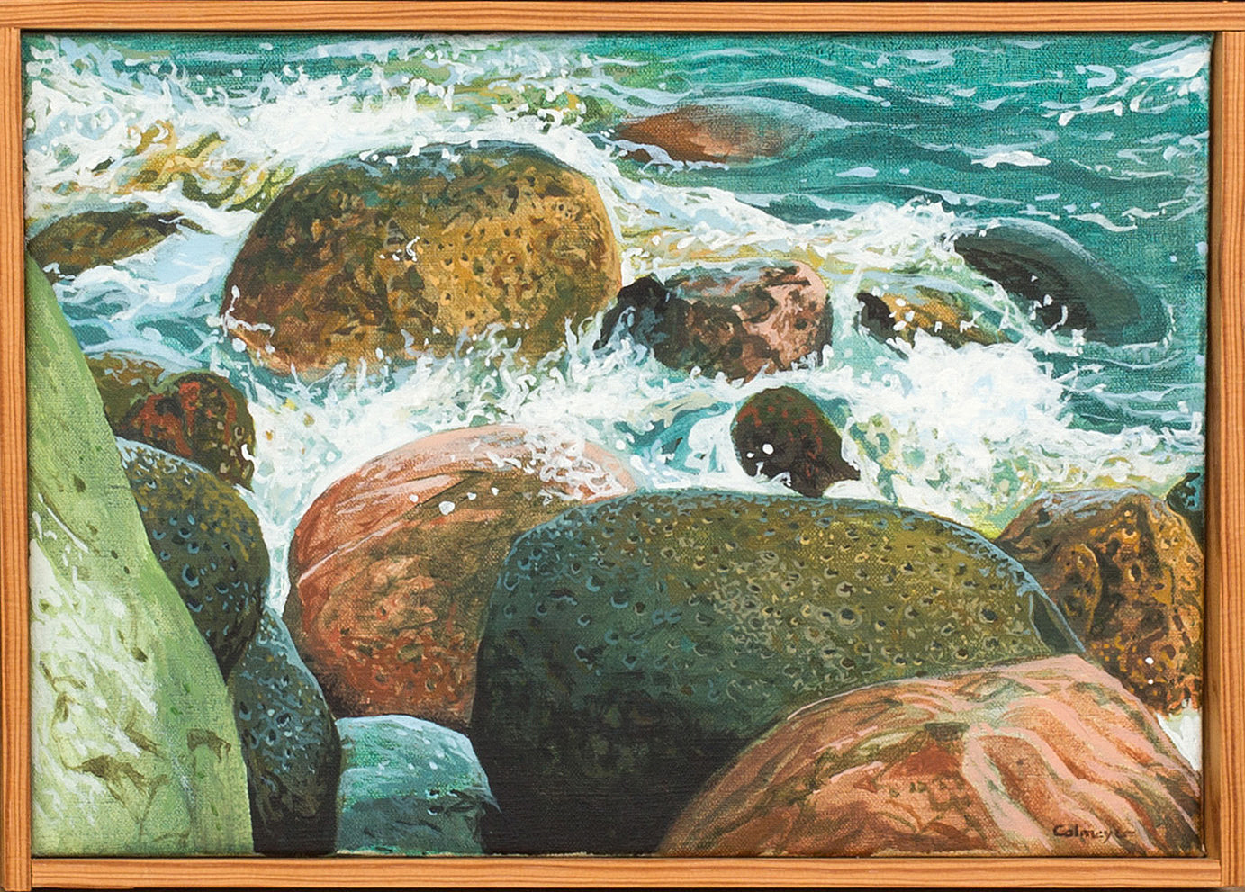 GÖSTA CALMEYER, olja på duk, signerad. - Bukowskis