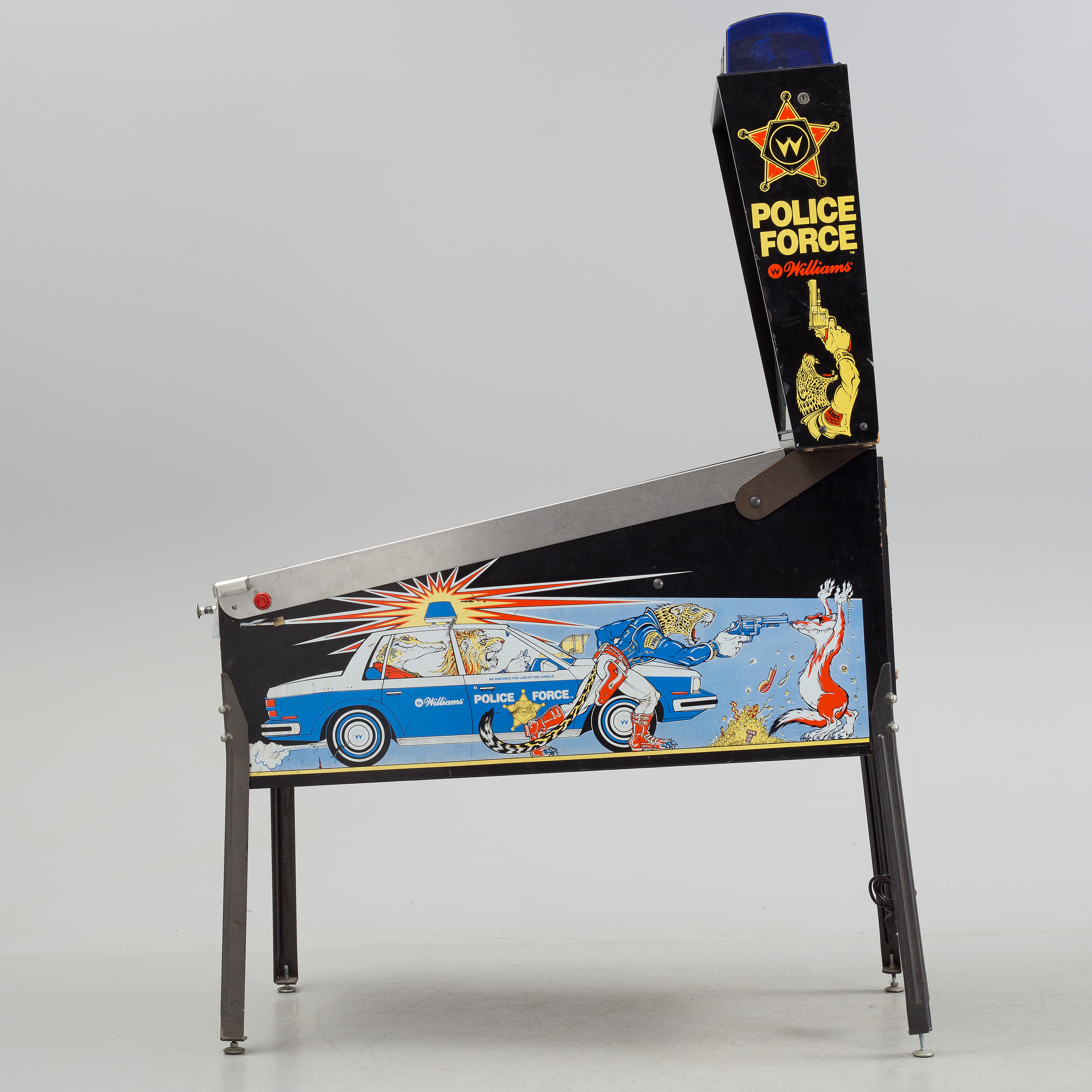 FLIPPERSPEL, "Police Force", Williams electronic games, Chicago, USA ...