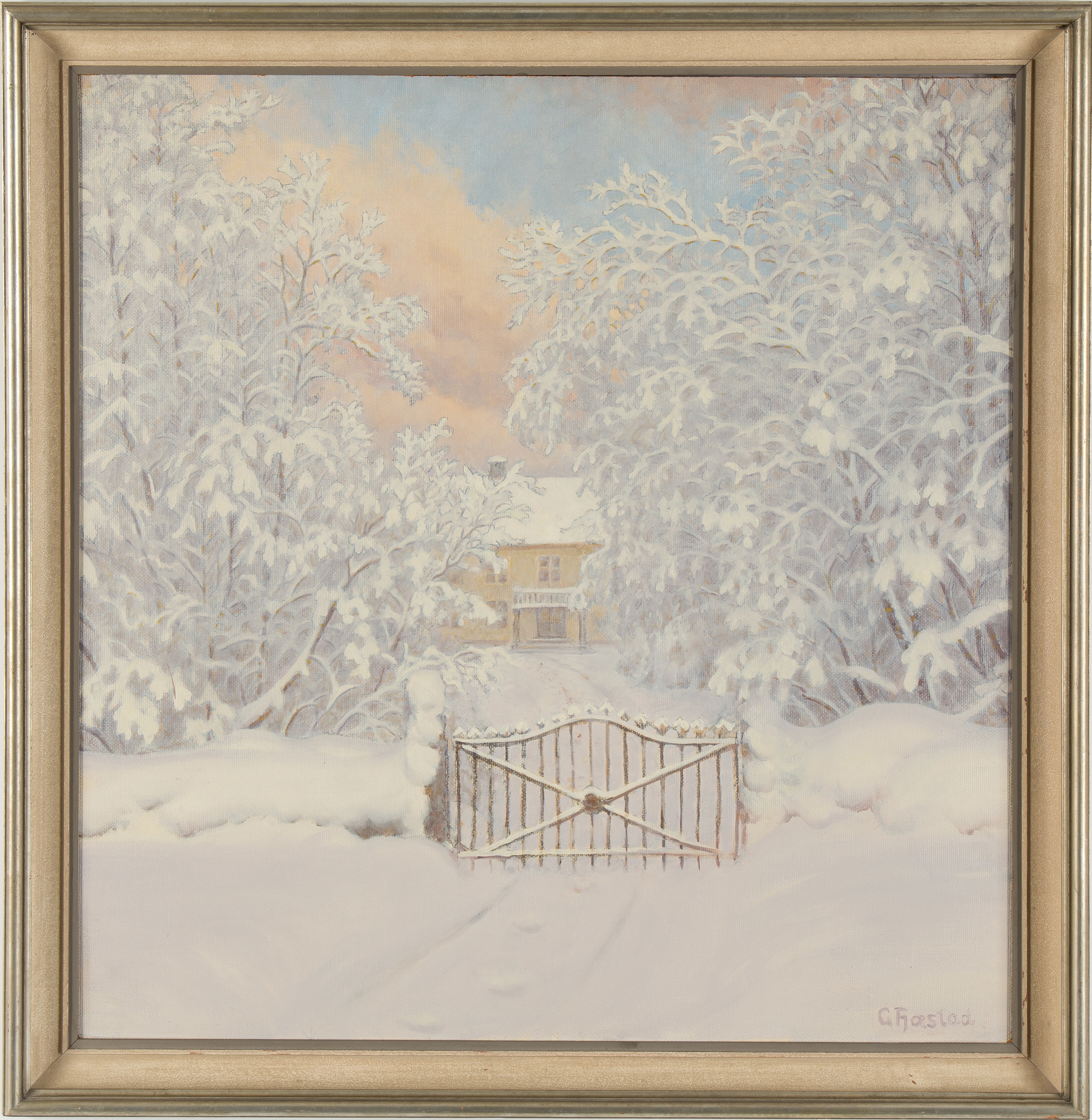 GUSTAF FJAESTAD, oil on panel, signed. - Bukowskis