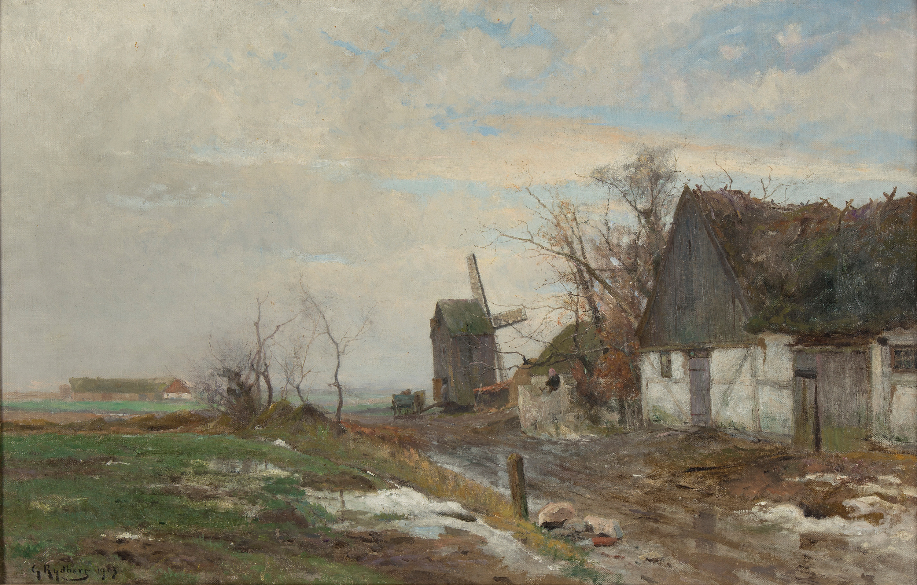 GUSTAF RYDBERG, oil on canvas, signed and dated 1903. - Bukowskis