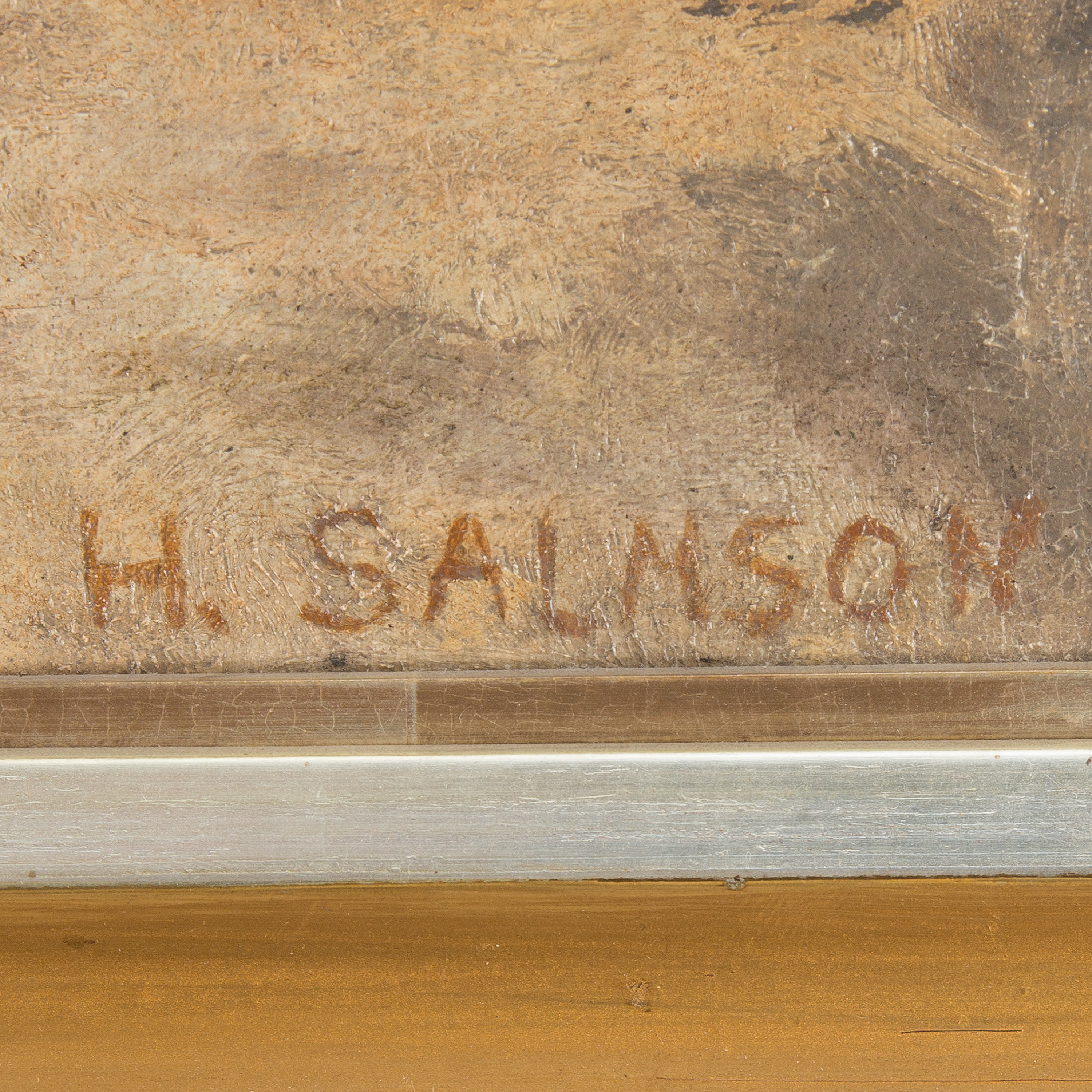 HUGO SALMSON, oil on canvas, signed. - Bukowskis