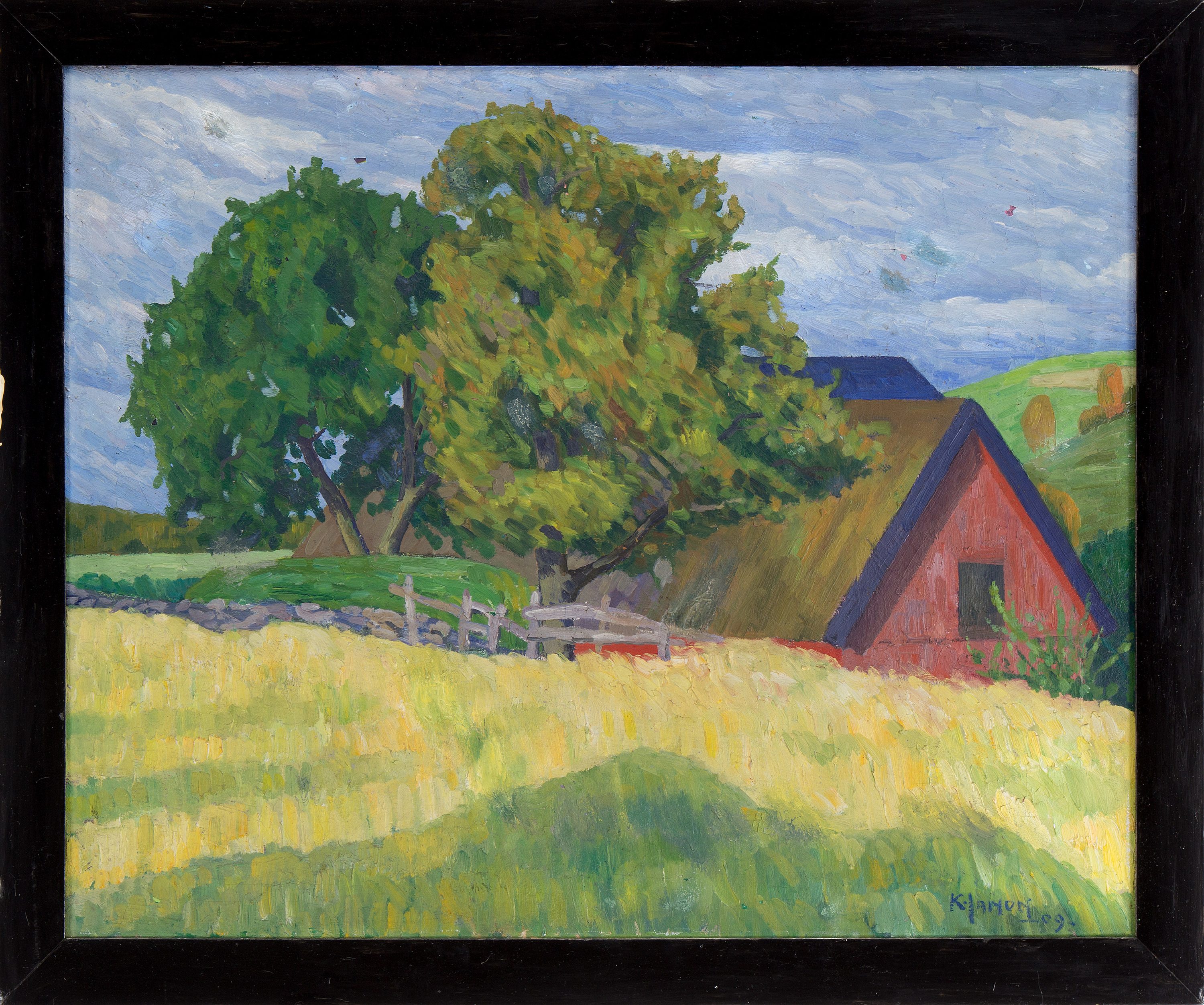 Knut Janson, an oil on canvas. Signed and dated 1909. - Bukowskis