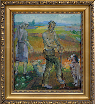 EMIL OLSSON, oil on canvas. Signd and dated -56. - Bukowskis