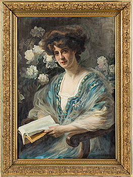 RICHARD HALL, oil on canvas, signed. - Bukowskis