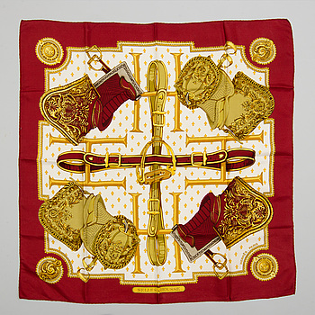 HERMÈS, scarf, "Selles a Housse". - Bukowskis