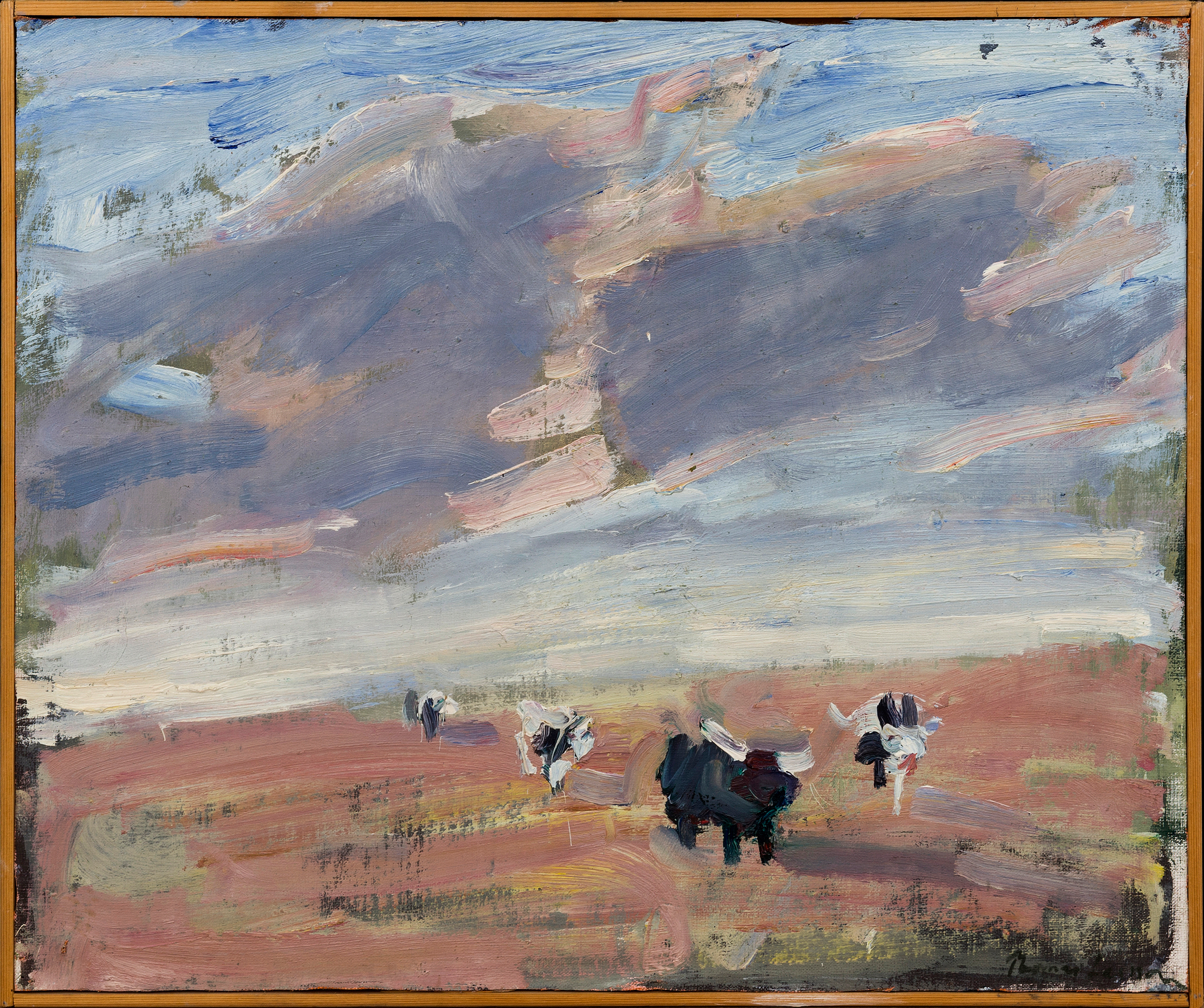 THOMAS LARSSON, a signed 2001 oilpainting. - Bukowskis