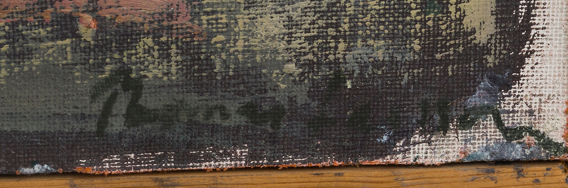 THOMAS LARSSON, a signed 2001 oilpainting. - Bukowskis