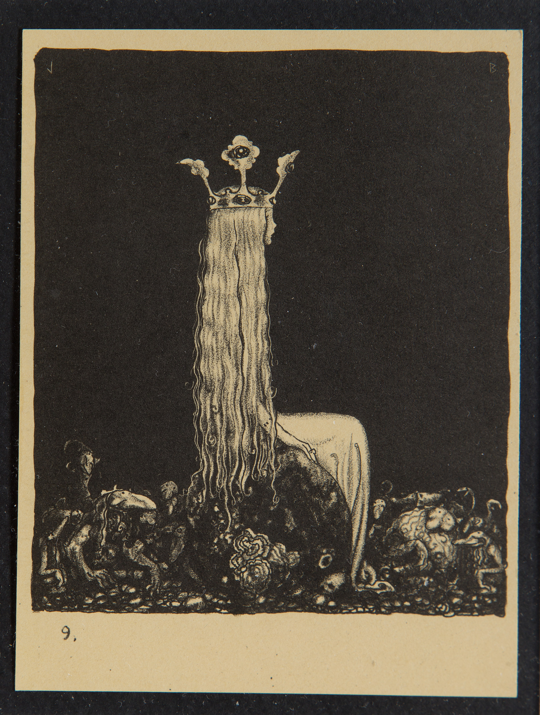 JOHN BAUER, lithograph from "Troll", mumbered 9. - Bukowskis
