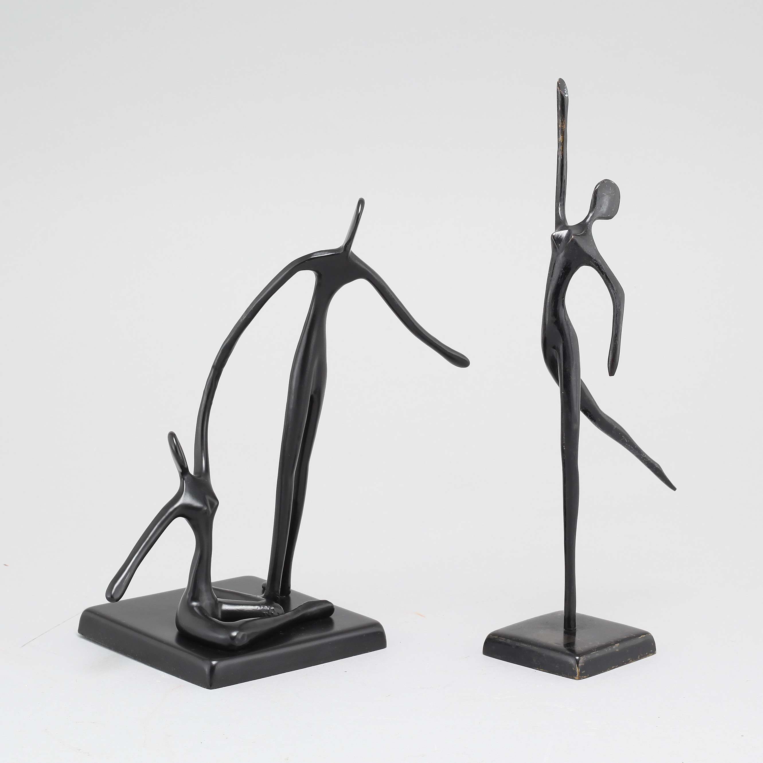 Two metal sculptures deisigned by Bodrul Khalique, from the later half ...